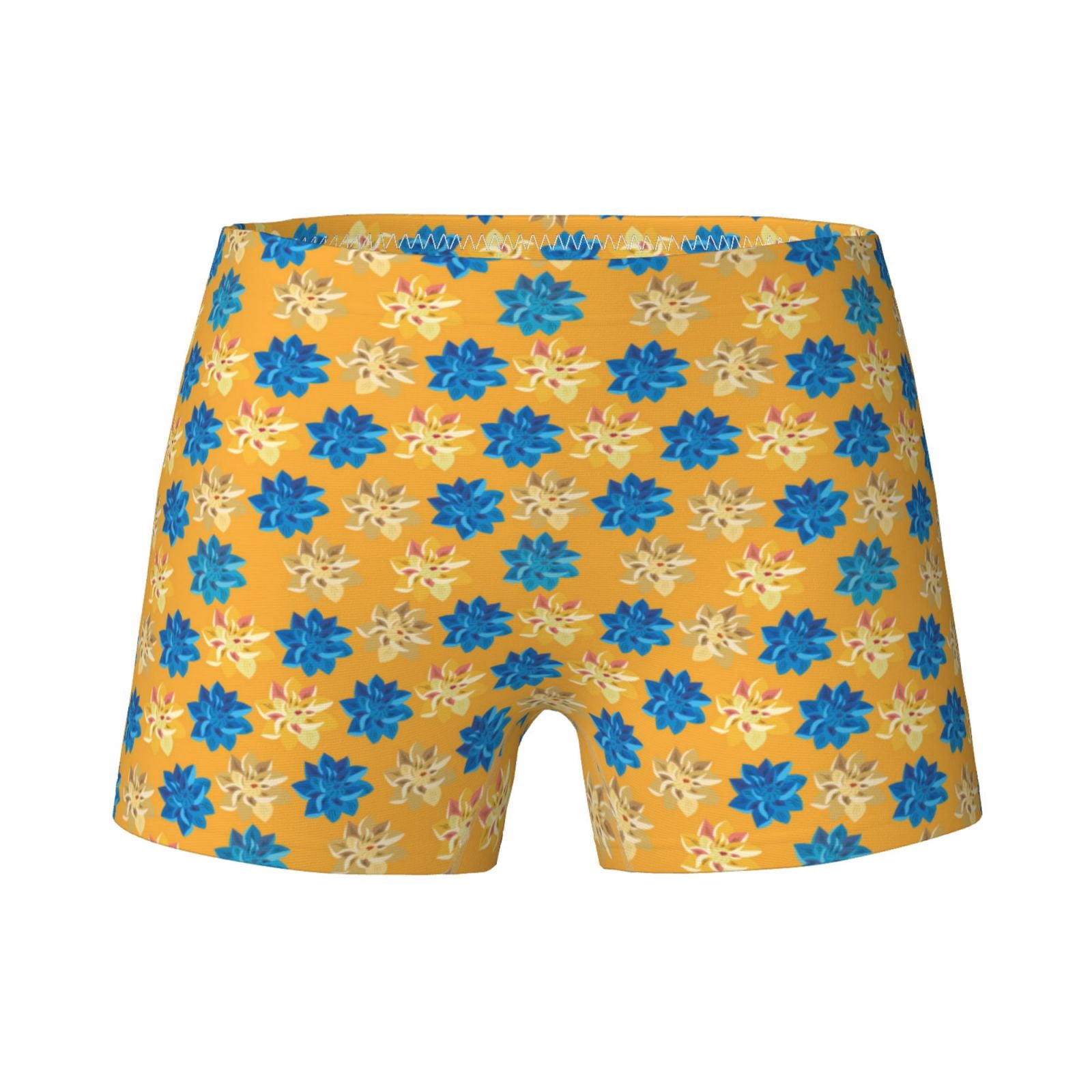 Teen Girls Underwear - spring flowers Soft Cotton Boxer Briefs Panties ...