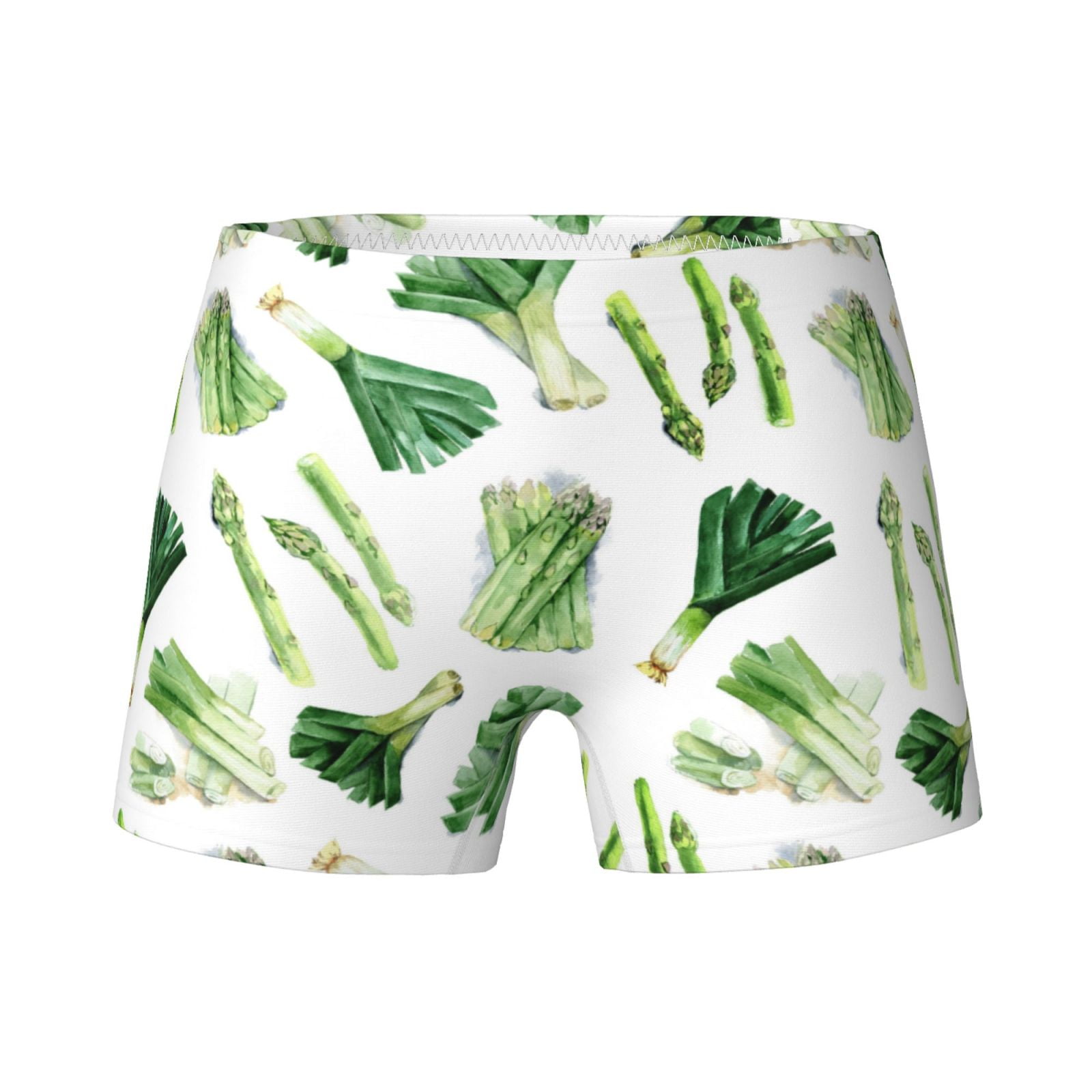 Teen Girls Underwear - vegetable Asparagu Soft Cotton Boxer Briefs ...