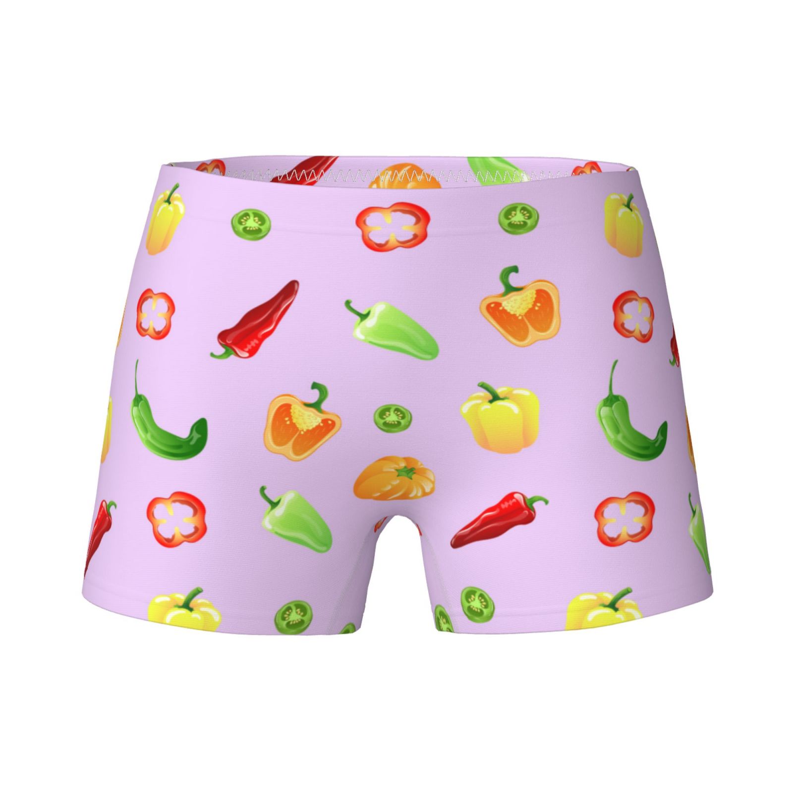 Teen Girls Underwear - vegetable Bell Pepper Pattern Soft Cotton Boxer ...