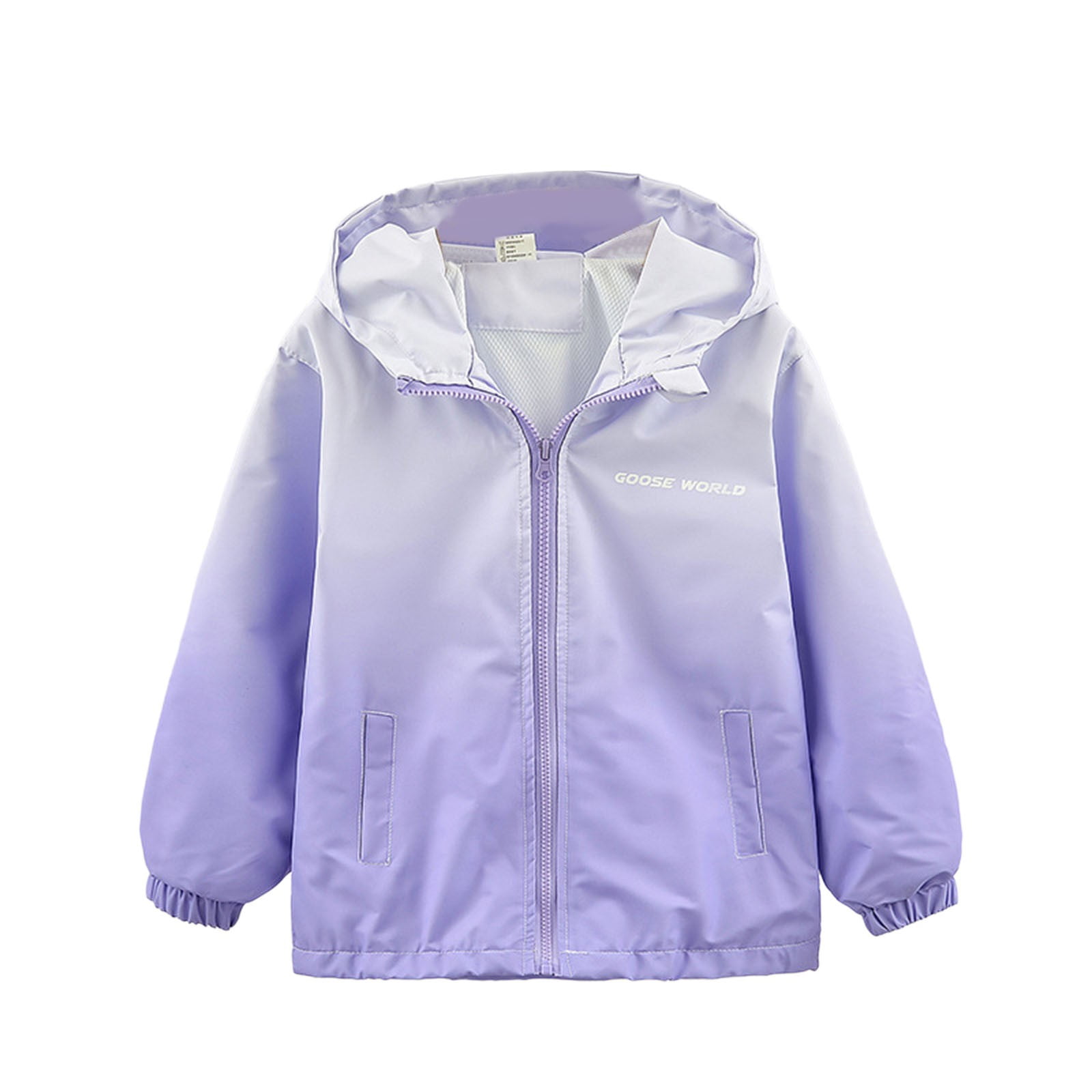 Teen Girls Windbreaker Jacket Lightweight Outdoor Raincoat Fall Hiking ...