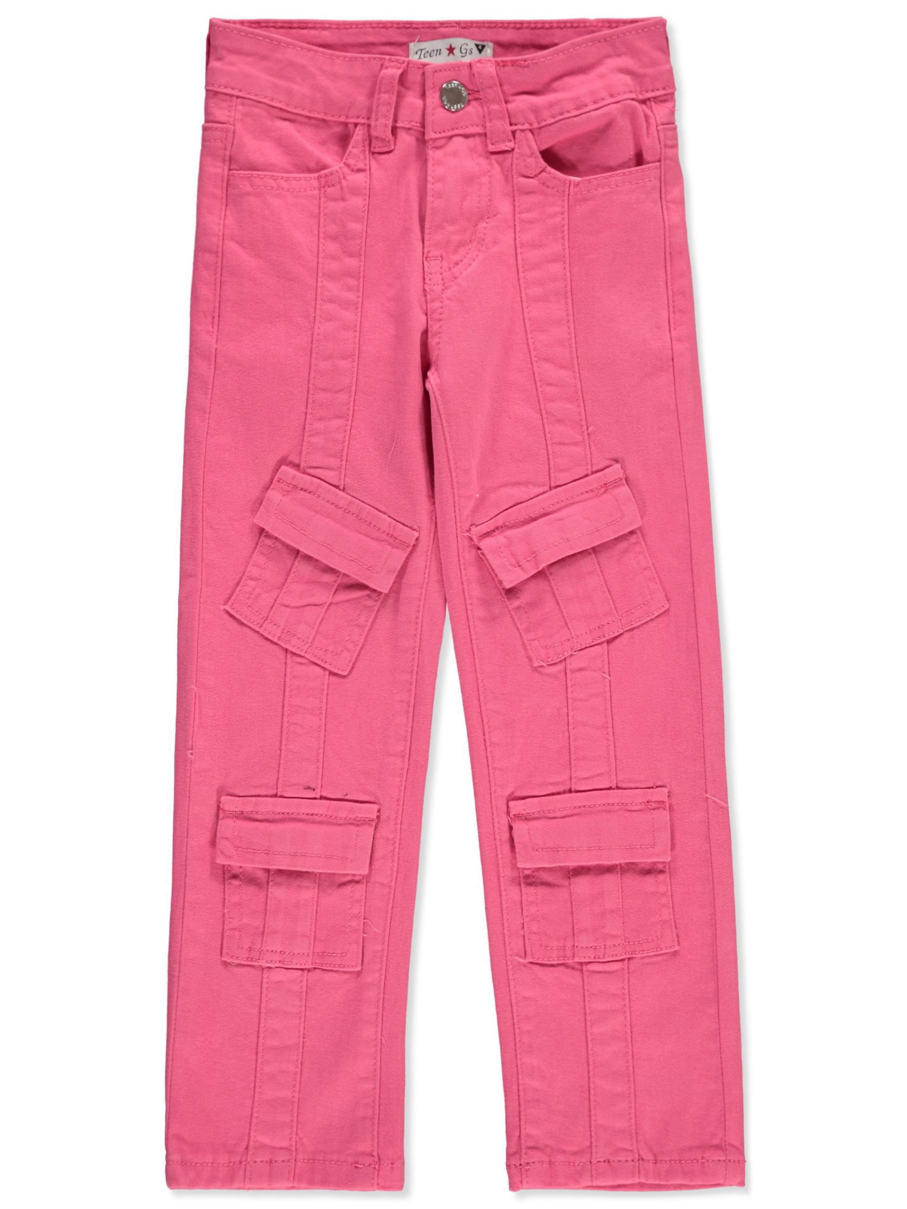 Teen Gs Girls' Poplin Cargo Pants - hot pink, 2t (Toddler) - Walmart.com