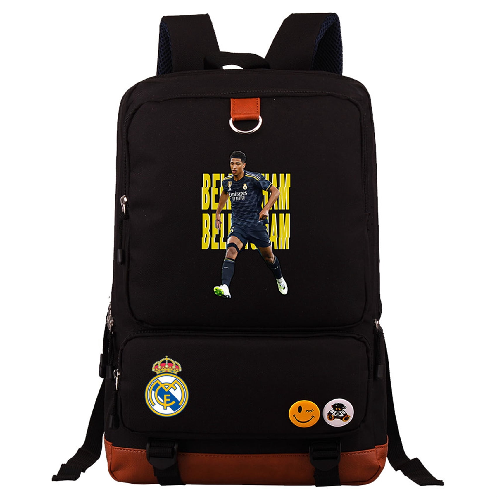 Teen Jude Bellingham Casual Backpack Multi-pocket Waterproof Daypacks ...