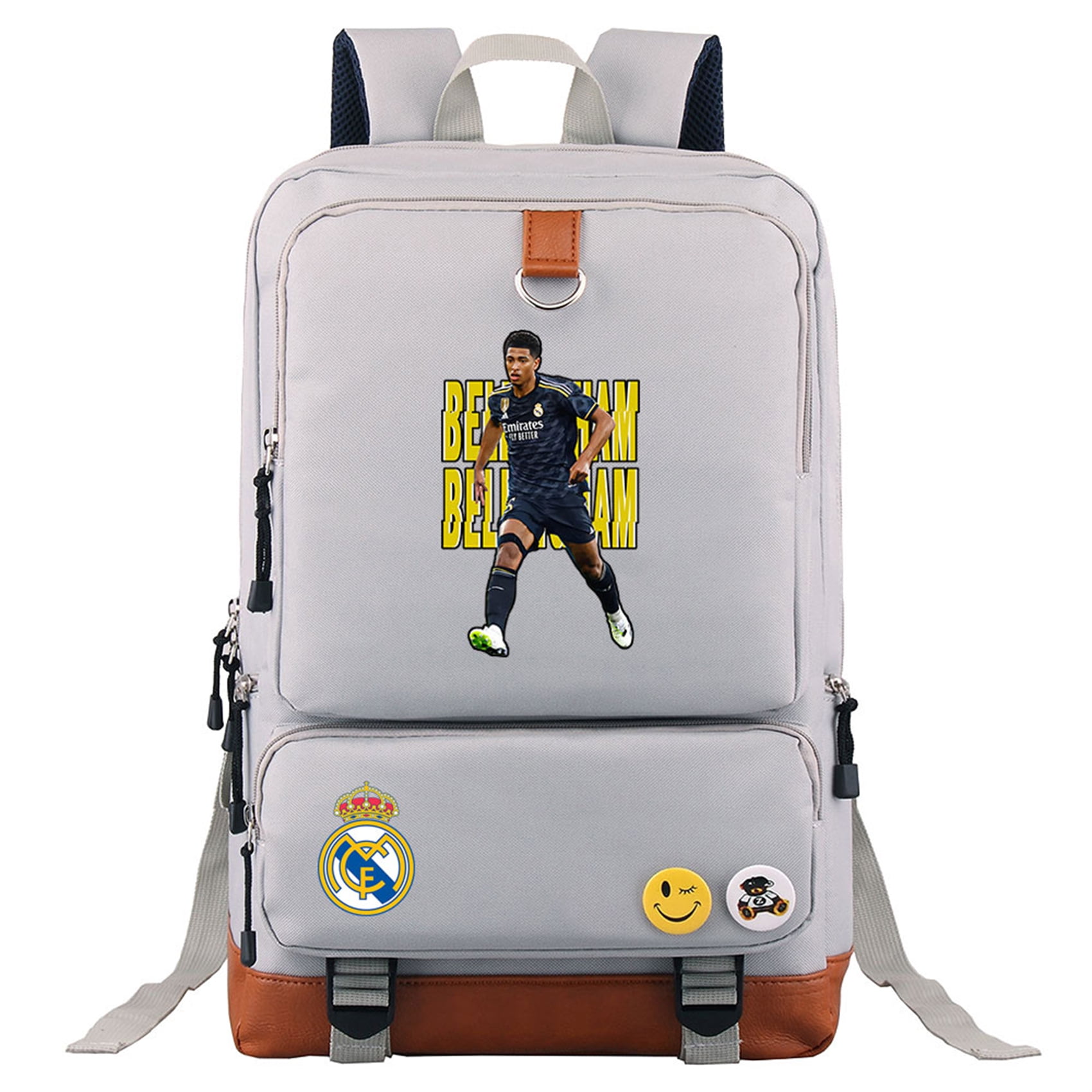 Teen Jude Bellingham Casual Backpack Multi-pocket Waterproof Daypacks ...