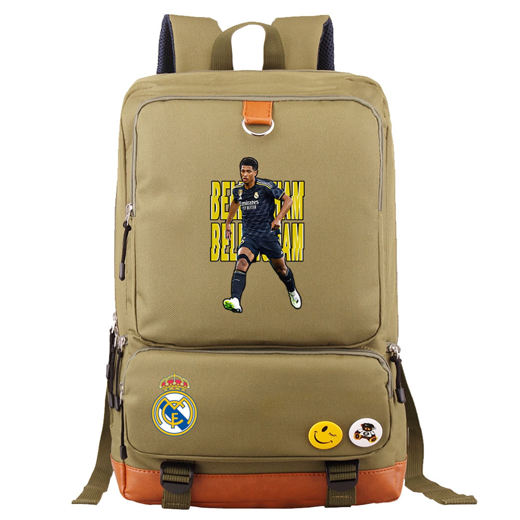 Teen Jude Bellingham Casual Backpack Multi-pocket Waterproof Daypacks ...