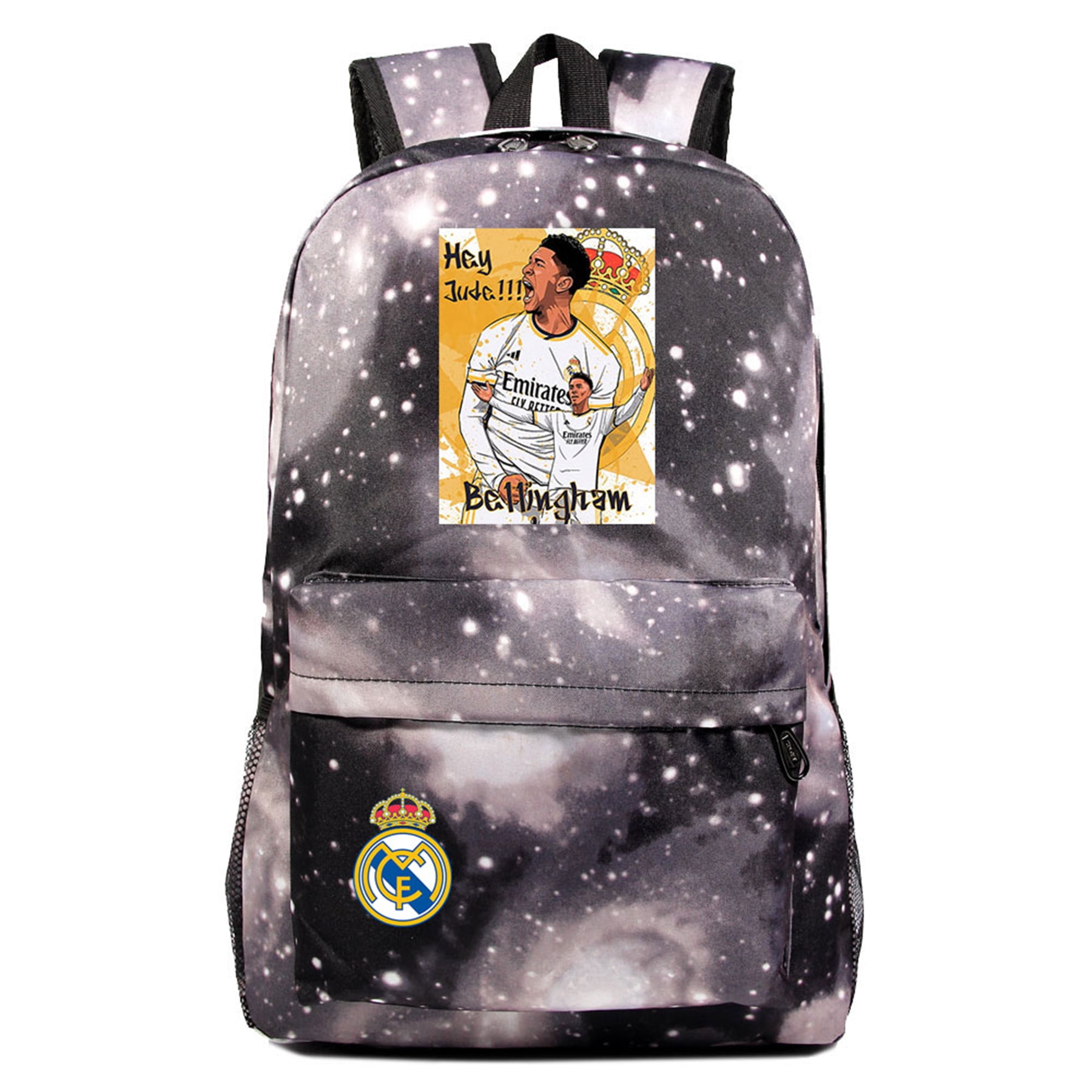 Teen Jude Bellingham Graphic Backpack,Waterproof Casual School Bag ...