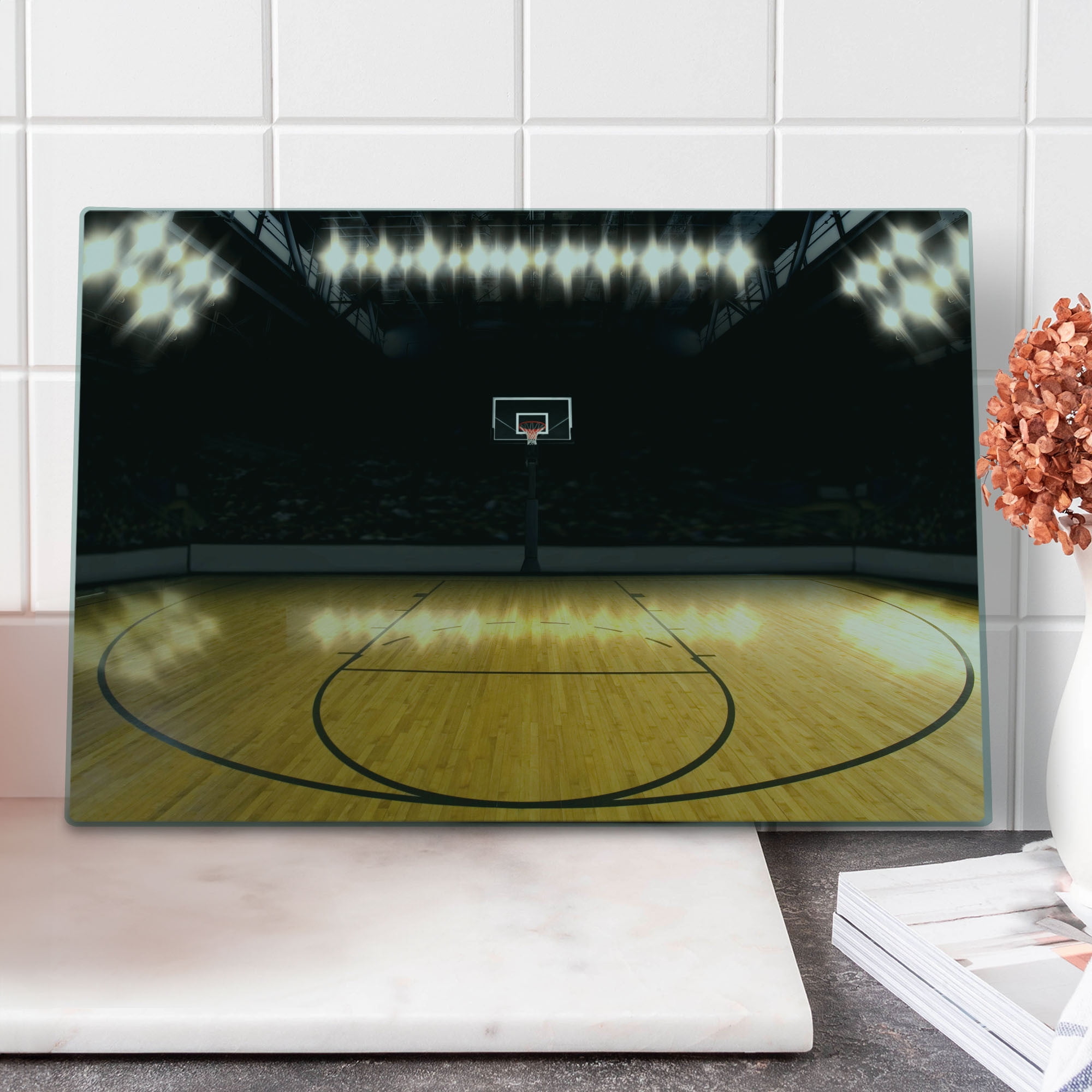 Teen Room Cutting Board, Empty Basketball Arena Competition Game Winner ...