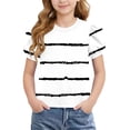 Teen Shirts Summer Sweet and Cute 2026 Casual Puff Sleeve Short Sleeve ...