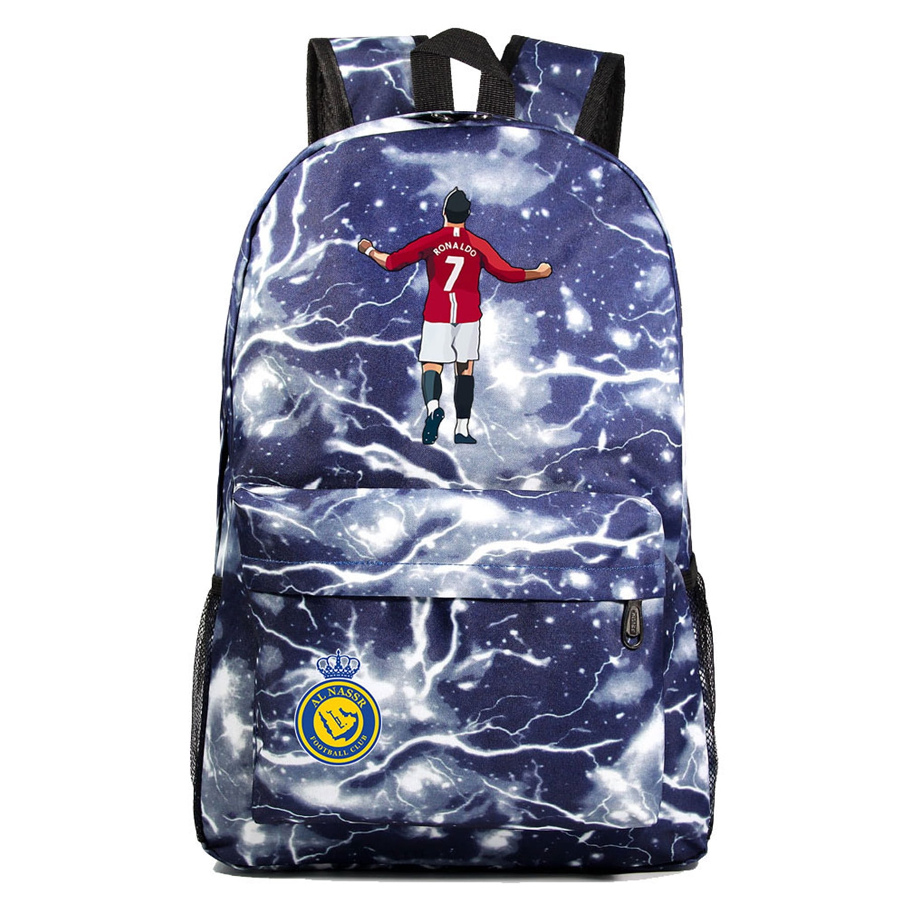 Teen Soccer Star Cristiano Ronaldo Backpack-Lightweight Travel Rucksack ...