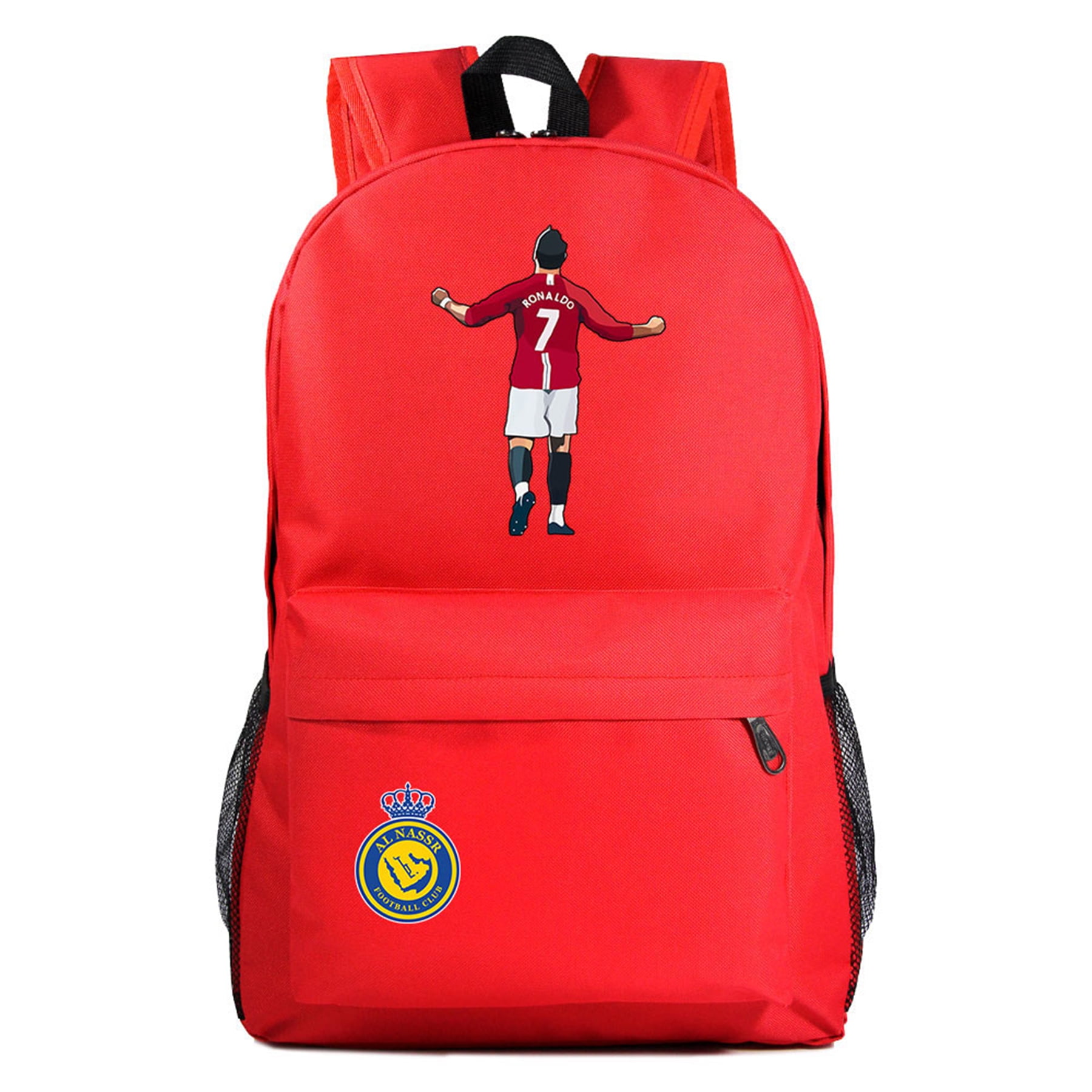 Teen Soccer Star Cristiano Ronaldo Backpack-Lightweight Travel Rucksack ...