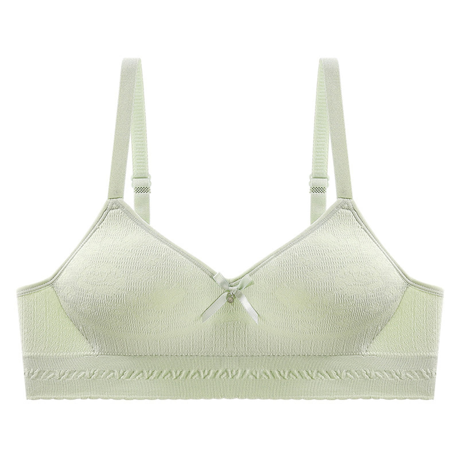 Teen Sports Bra Teen Girls Seamless Wireless Bra with Adjustable Straps ...