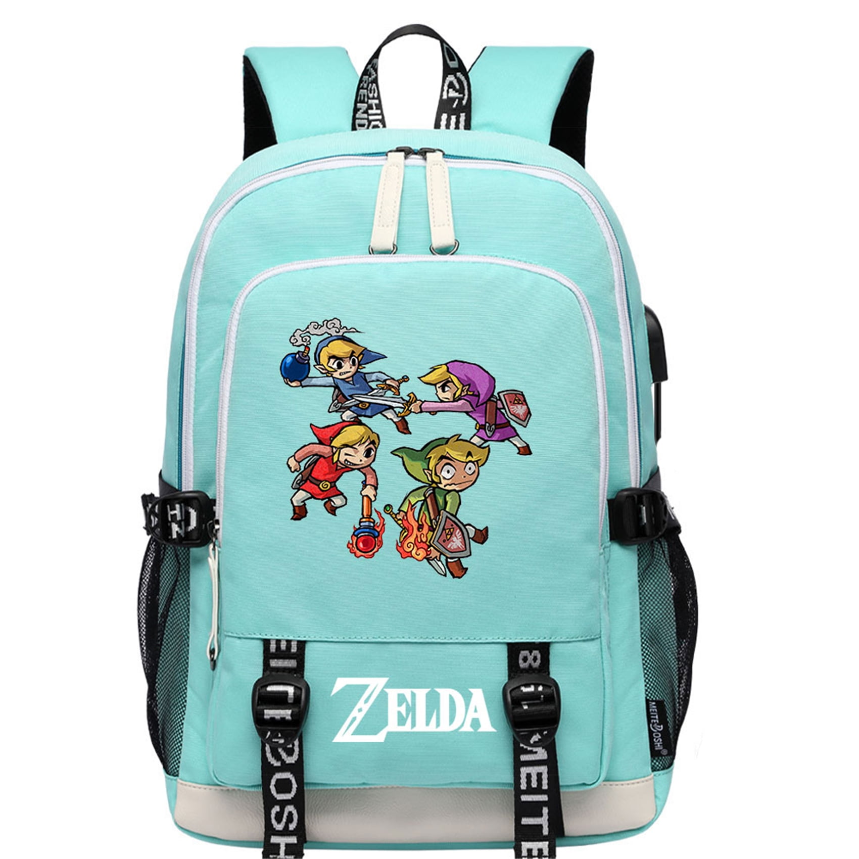 Teen The Legend of Zelda Canvas Bookbag Student Back to School Backpack ...