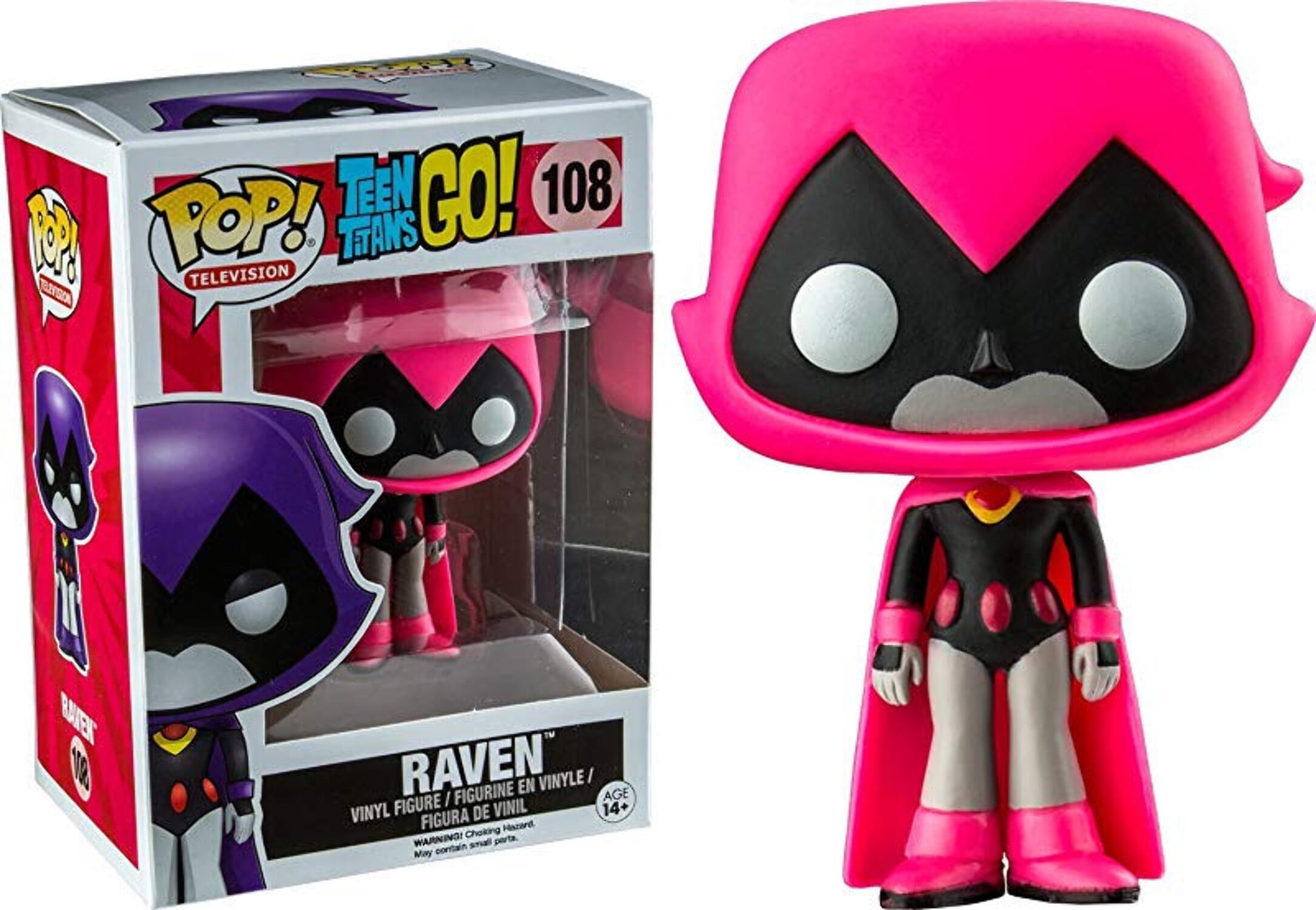 Teen Titans Funko POP! Television Raven Vinyl Figure [Pink] - Walmart.com