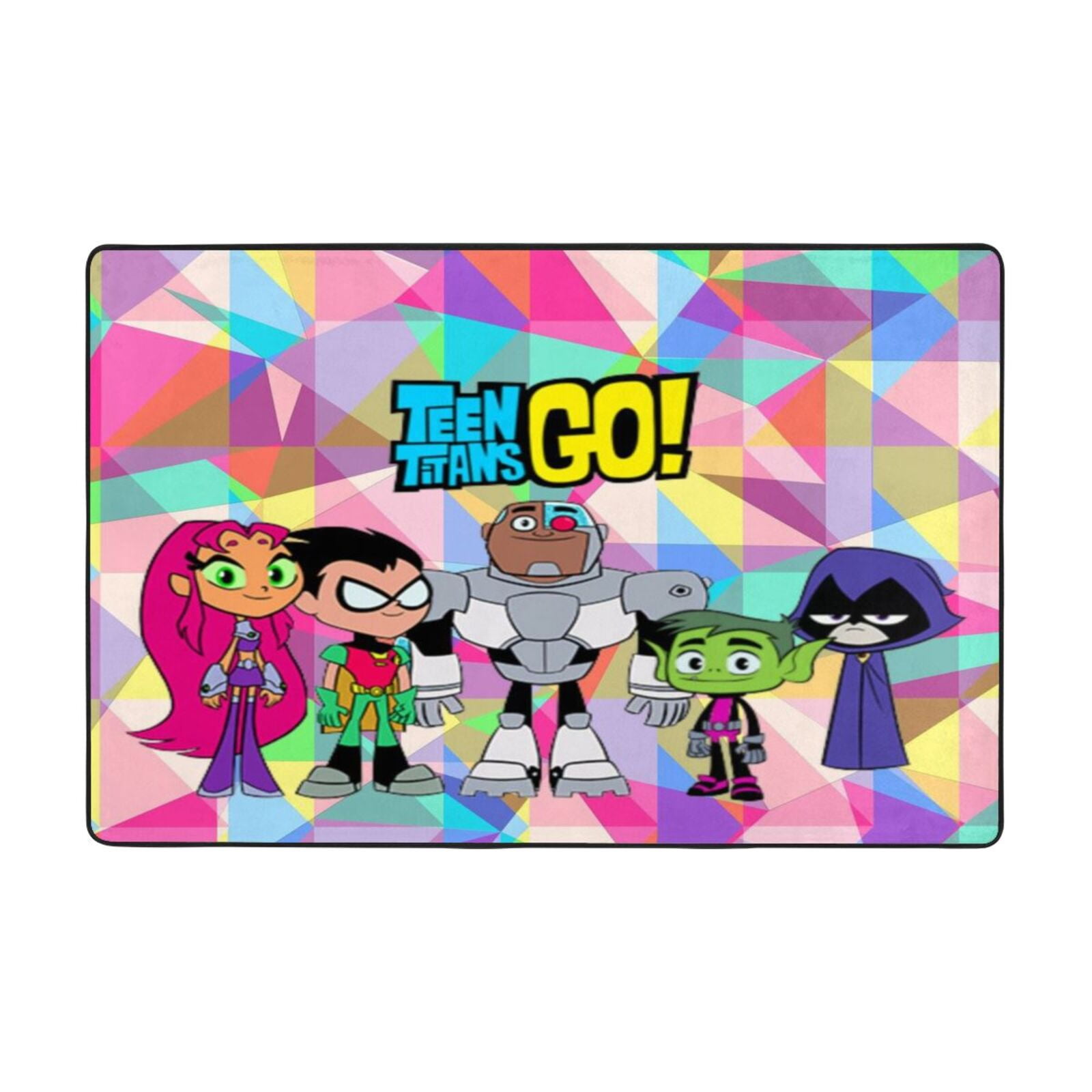 Teen Titans Go Area Rug Cartoon Carpet for Bedroom Livingroom Children ...