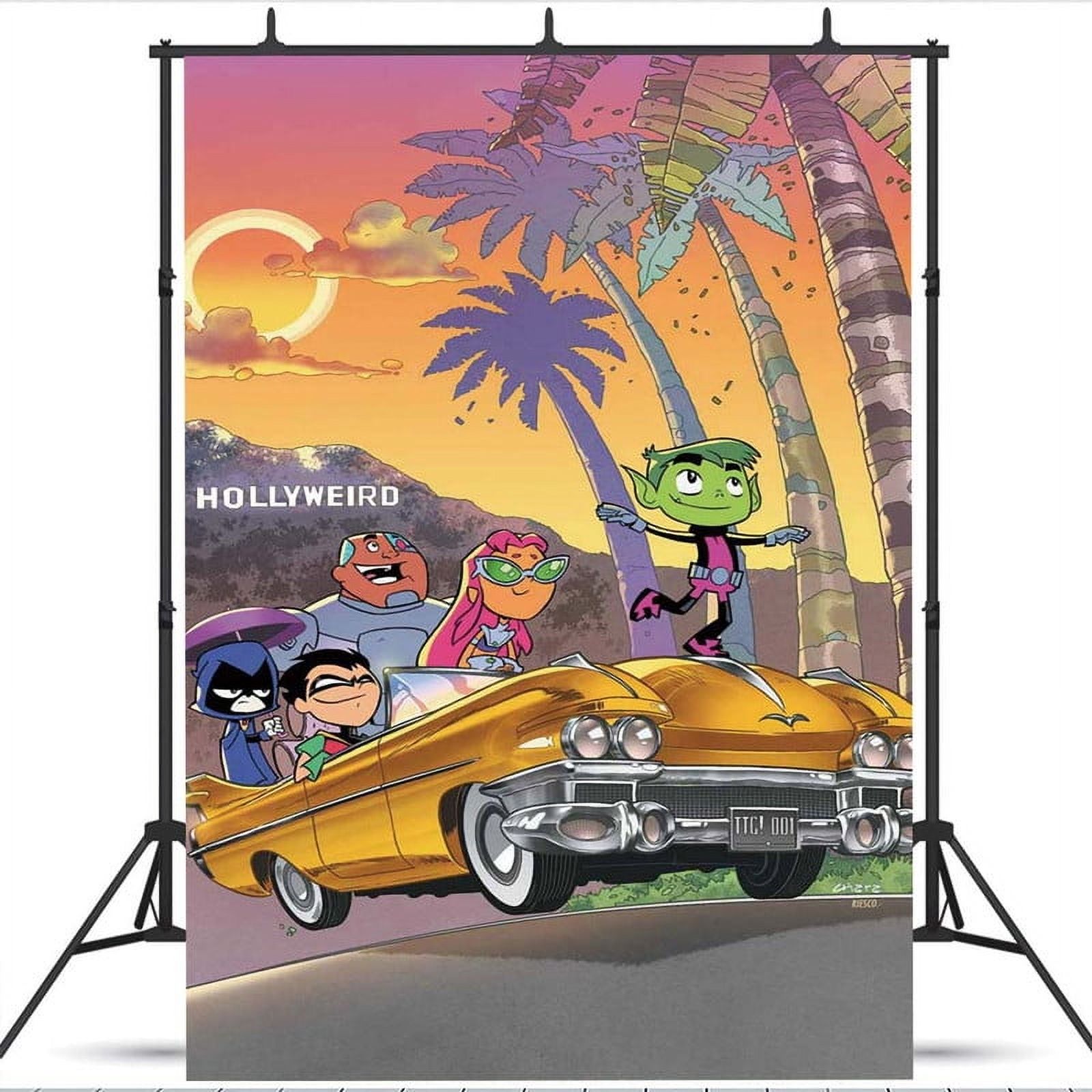 Teen Titans Go Backdrop Taspestry Banner Party Supplies Background ...