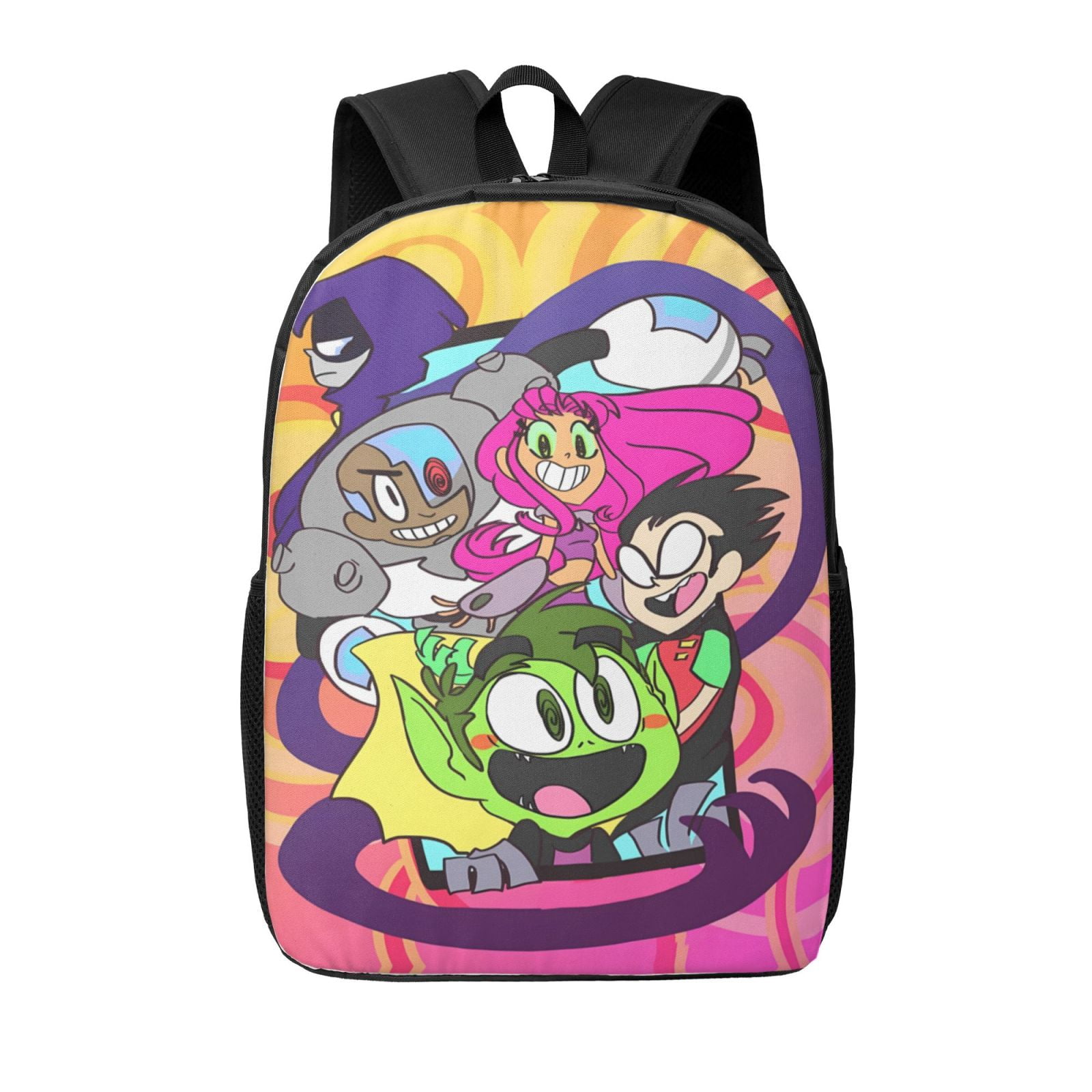 Teen Titans Go Backpack 17 Inch Large Capacity Casual Bag Lightweight ...