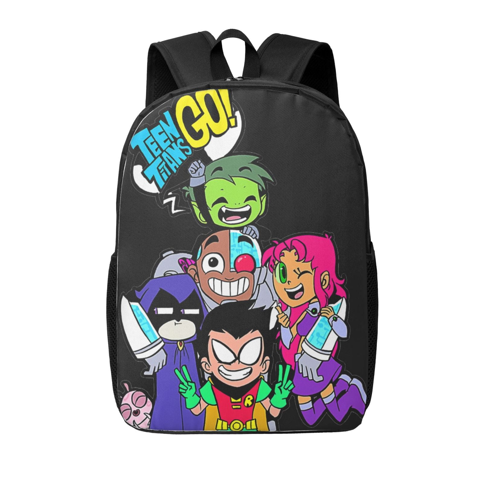 Teen Titans Go Backpack 17in Large Cartoon Laptop Bag Casual Travel ...