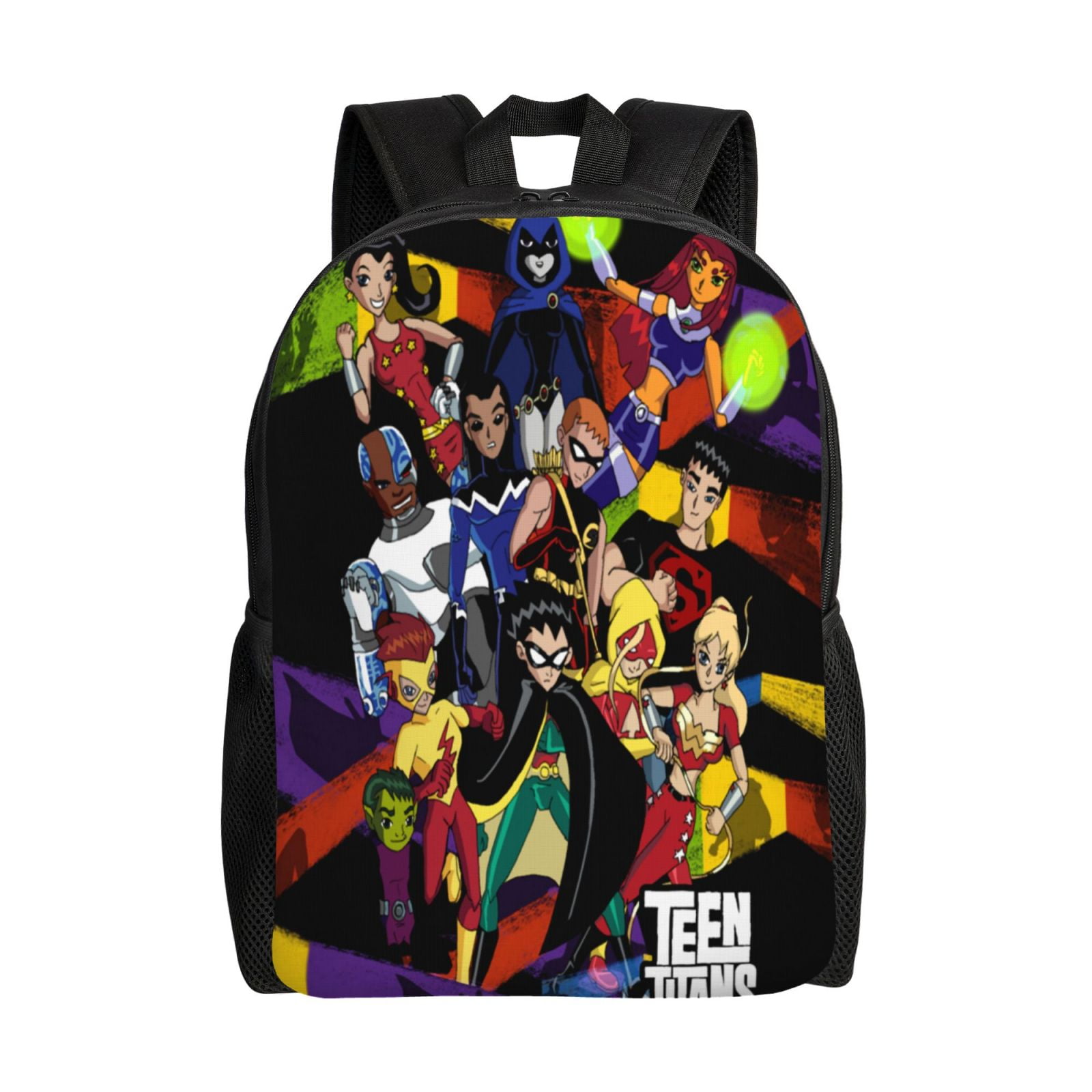 Titans Go Backpack 3d Graphics Travel Casual Laptop Backpack Waterproof ...