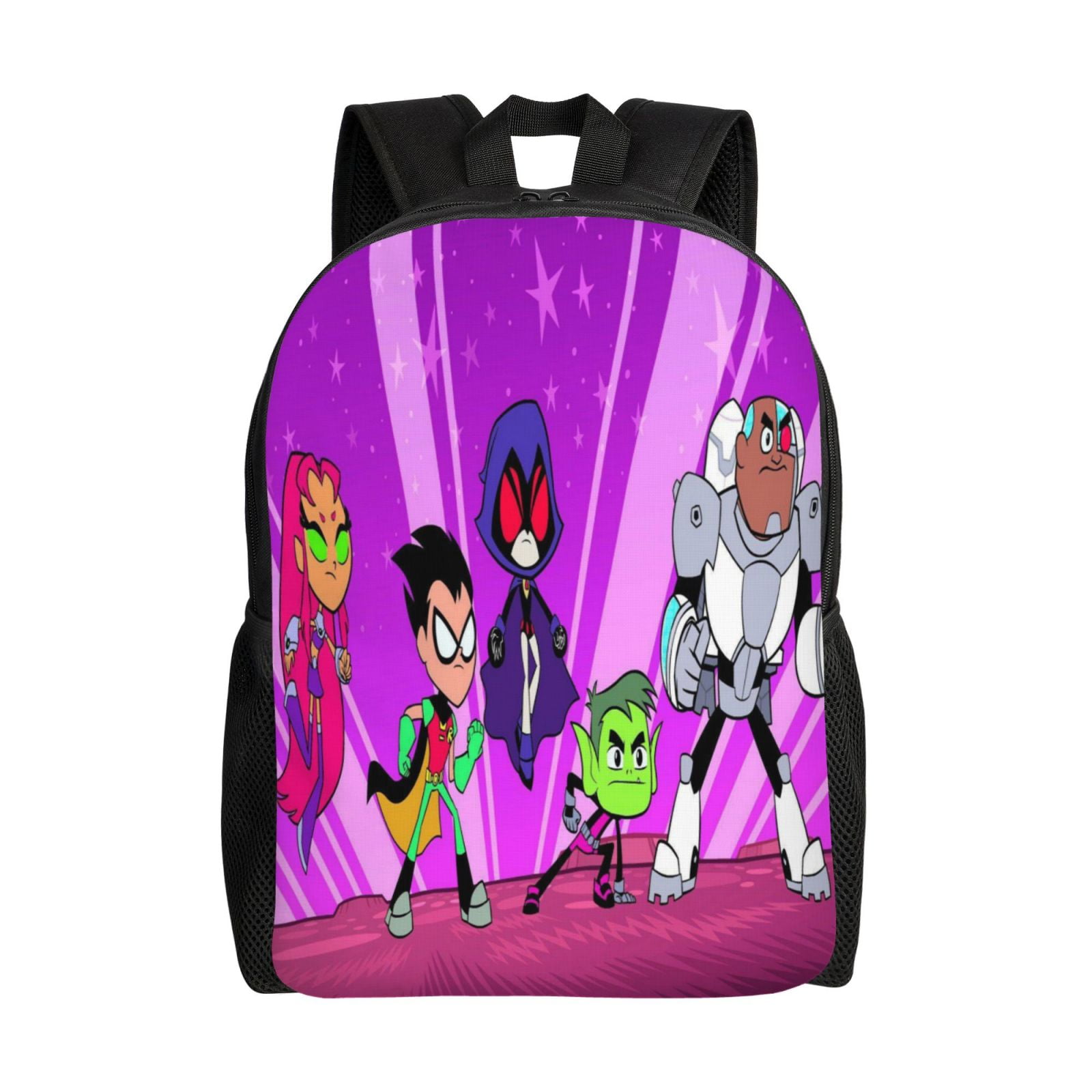Titans Go Backpack 3d Graphics Travel Casual Laptop Backpack Waterproof ...