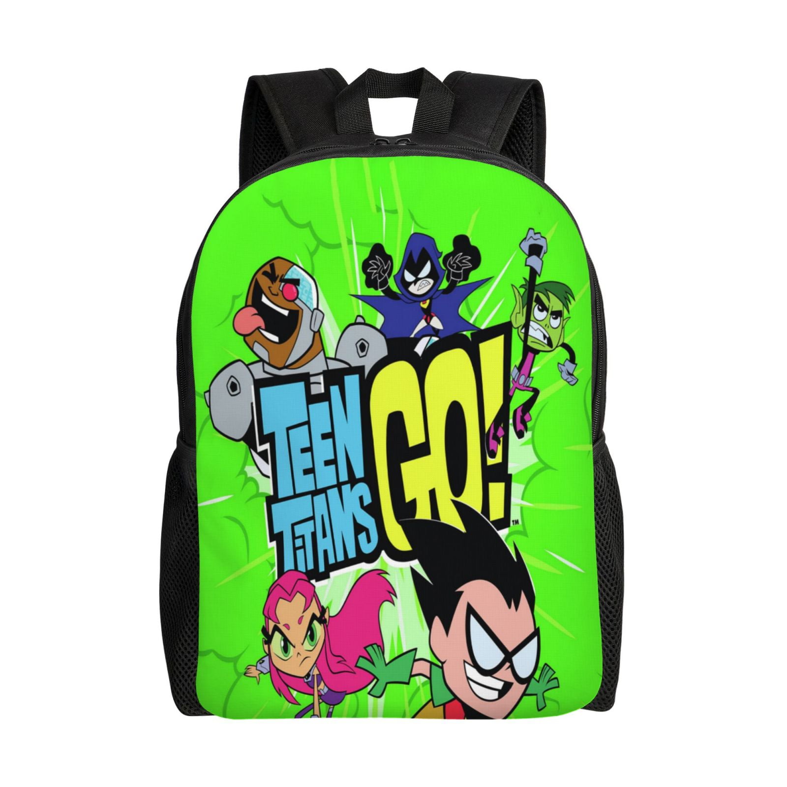 Titans Go Backpack 3d Graphics Travel Casual Laptop Backpack Waterproof ...