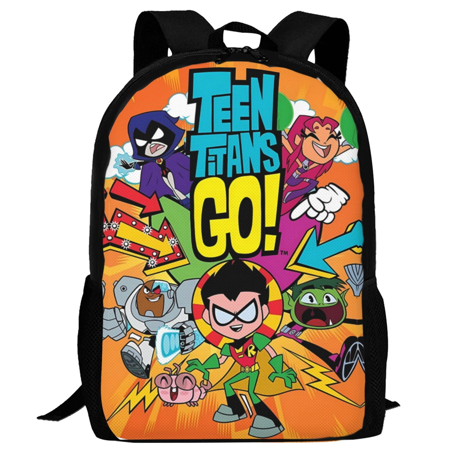 Teen Titans Go Backpack,3d Print Laptop Backpack Lightweight Casual ...