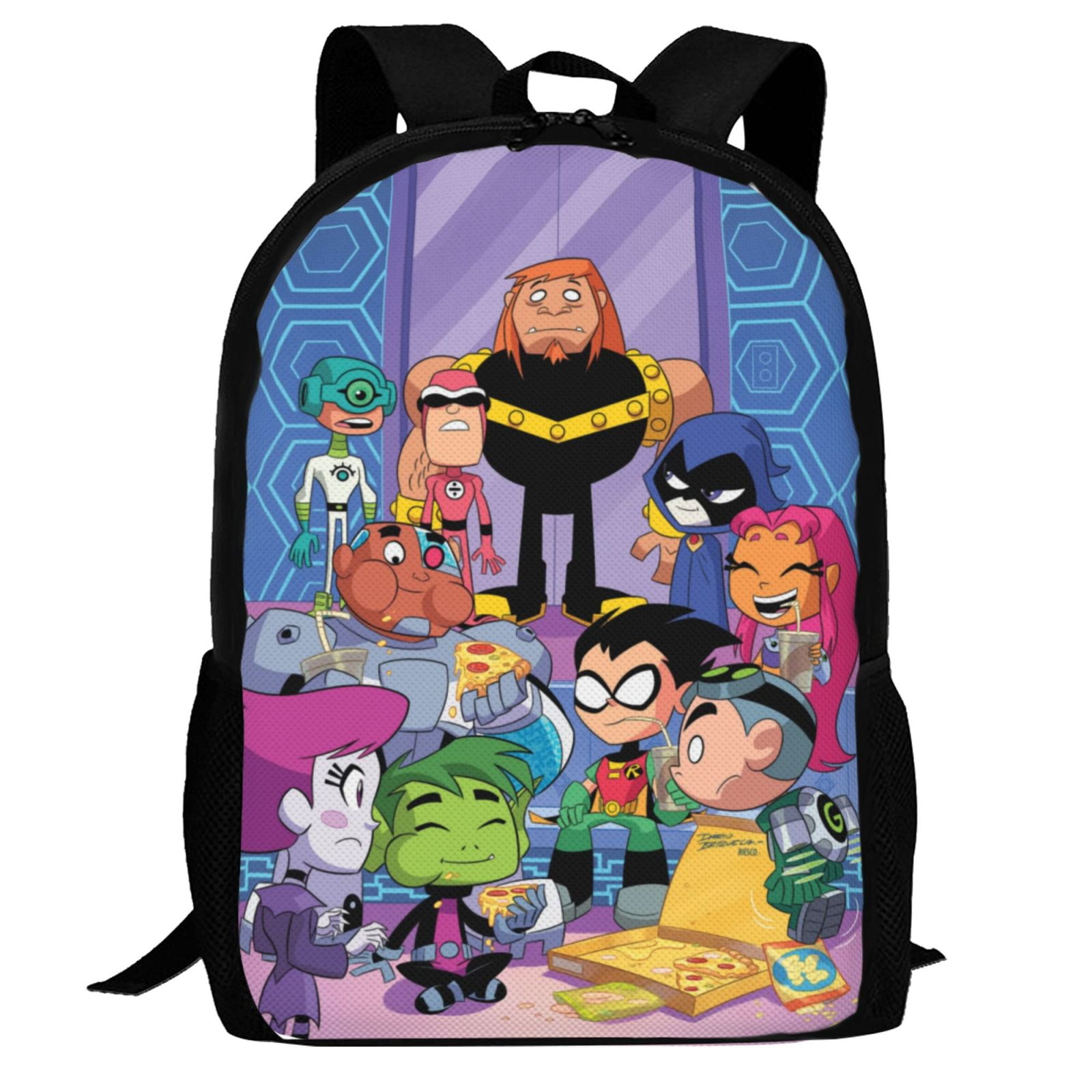 Teen Titans Go! Backpack,3d Print Laptop Backpack Lightweight Casual ...
