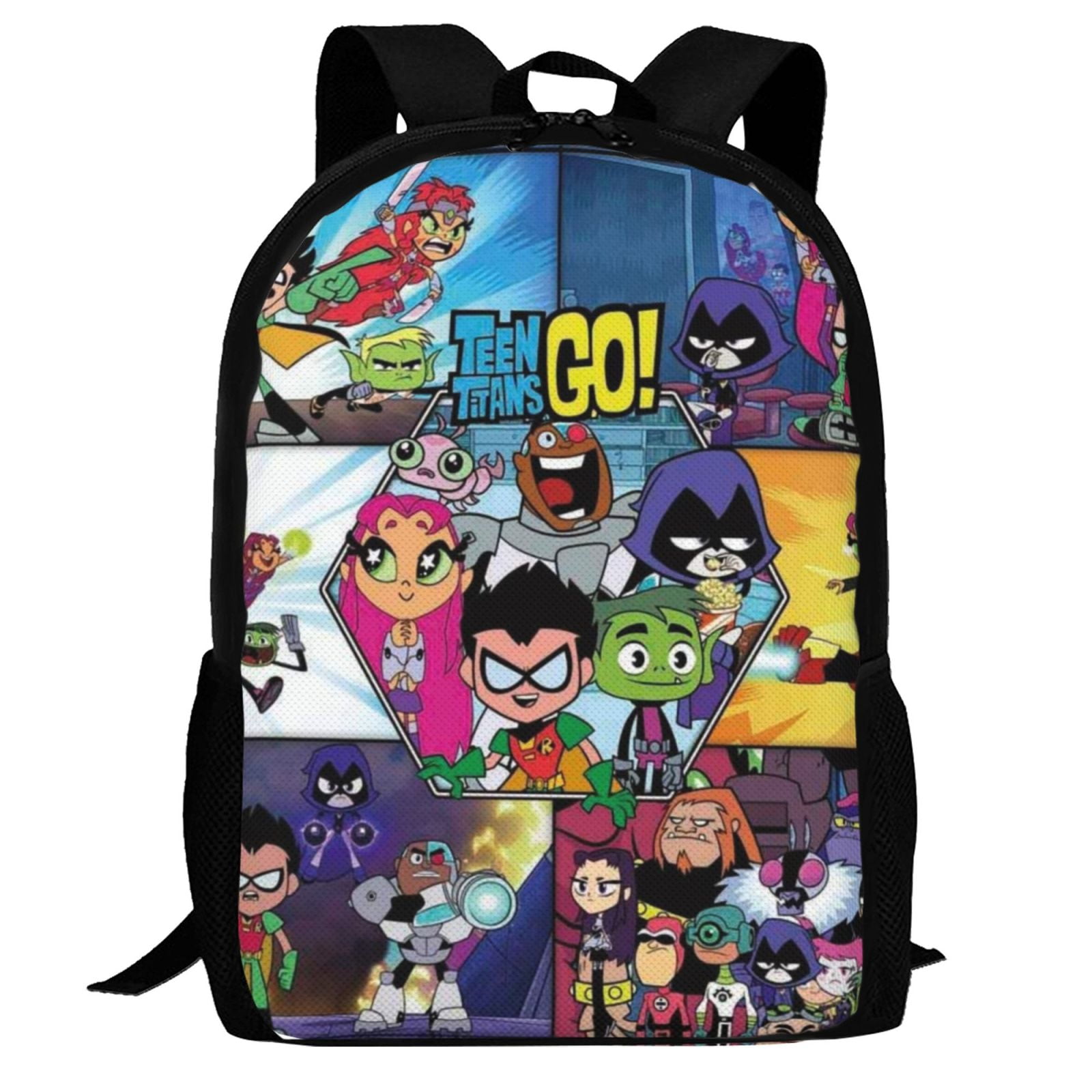 Teen Titans Go! Backpack,3d Print Laptop Backpack Lightweight Casual ...