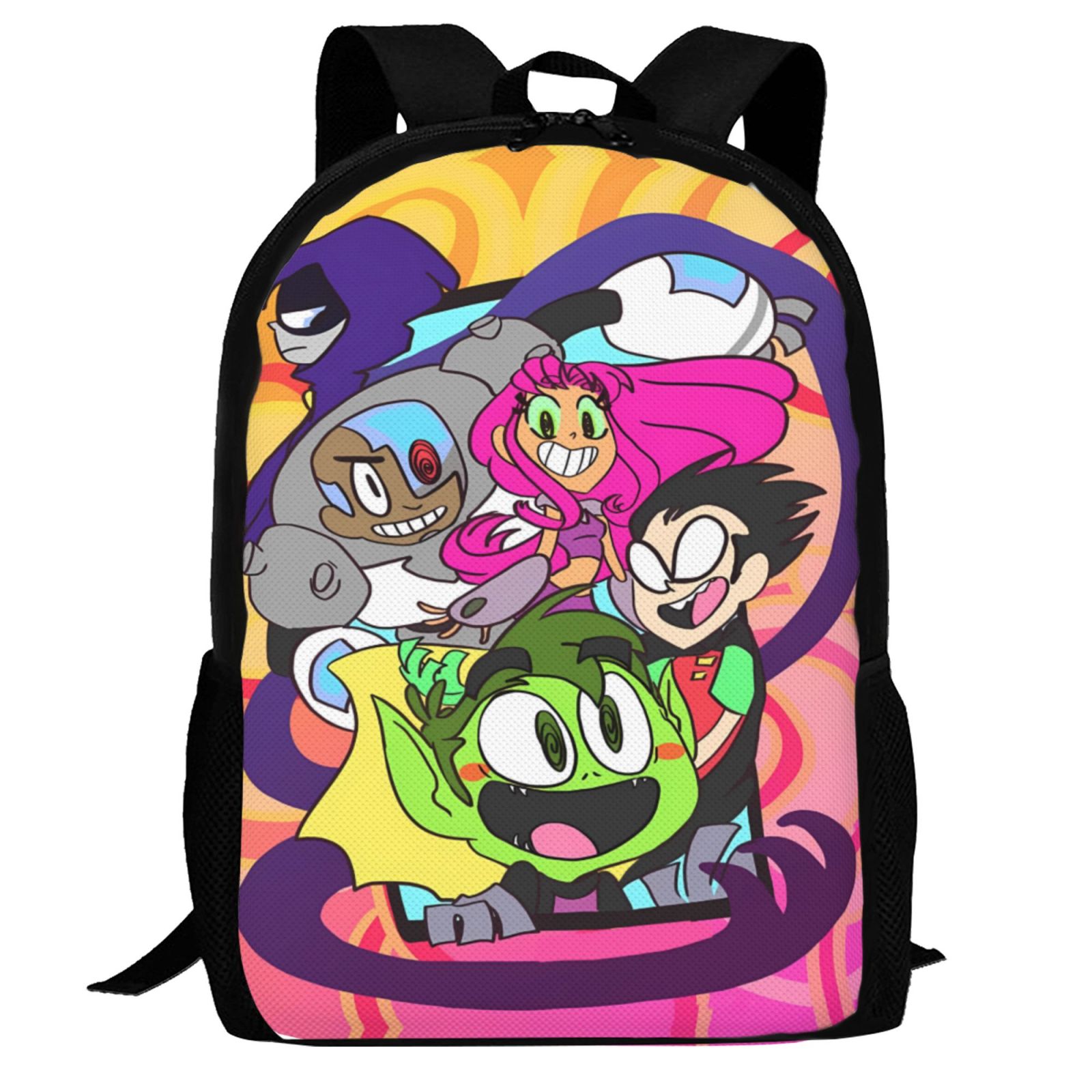 Teen Titans Go Backpack,3d Print Laptop Backpack Lightweight Casual ...