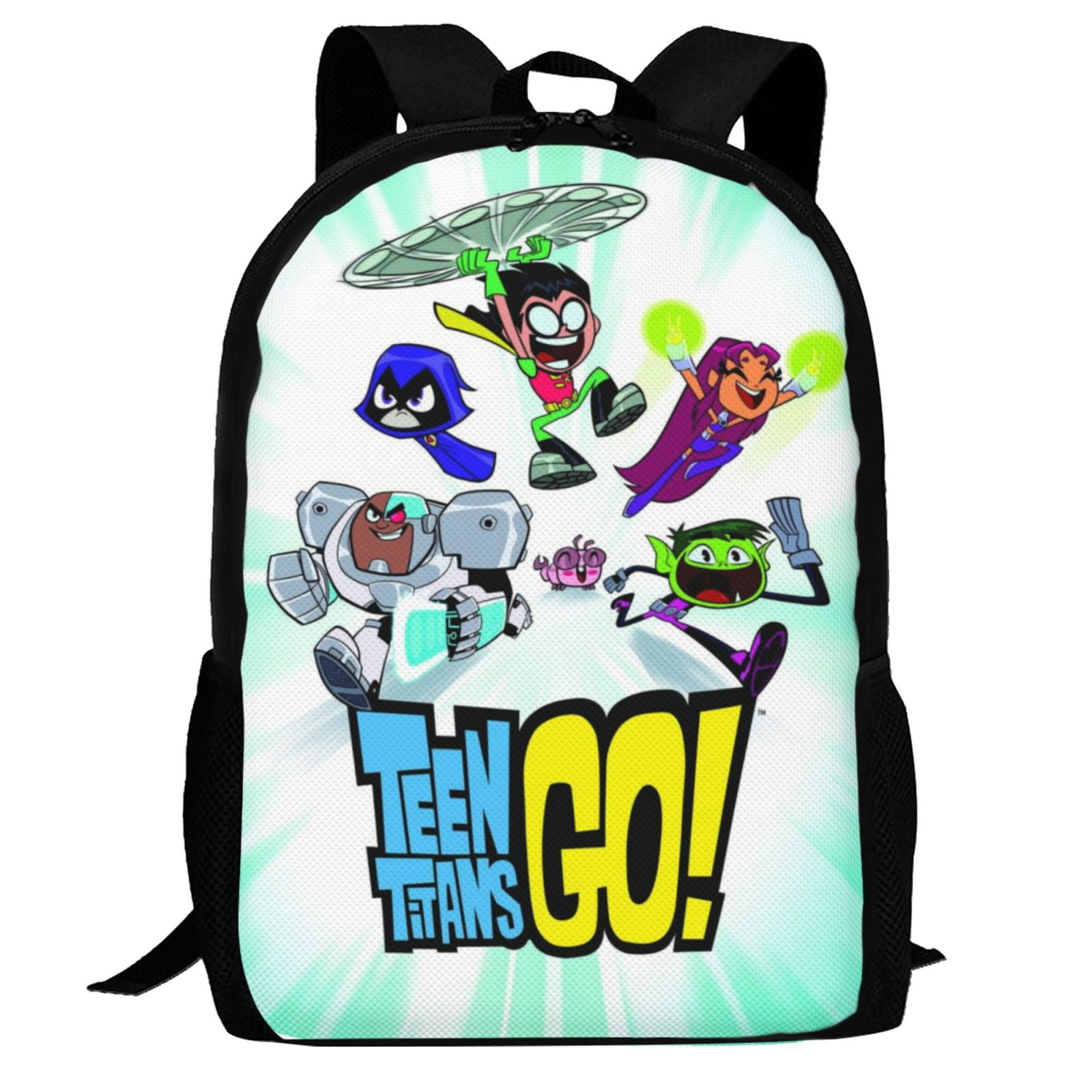 Teen Titans Go! Backpack,3d Print Laptop Backpack Lightweight Casual ...