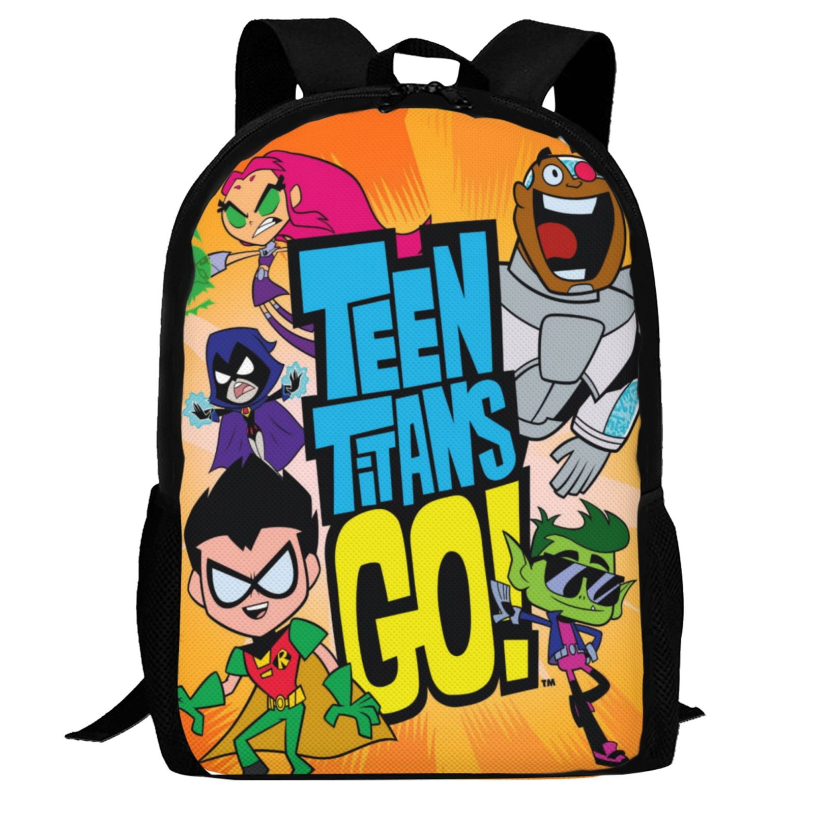 Teen Titans Go! Backpack,3d Print Laptop Backpack Lightweight Casual ...