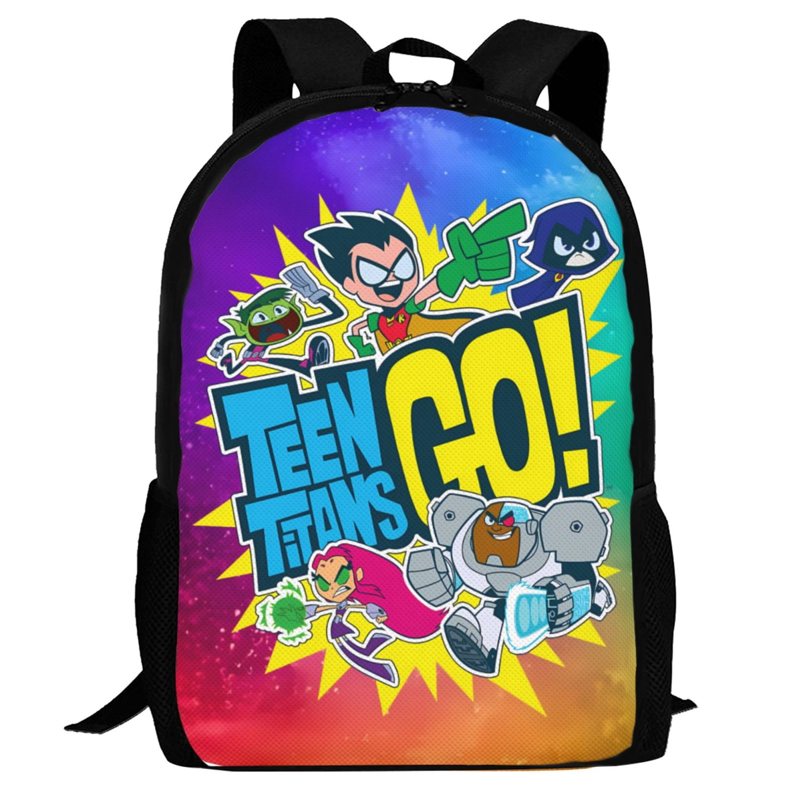 Teen Titans Go Backpack,3d Print Laptop Backpack Lightweight Casual ...