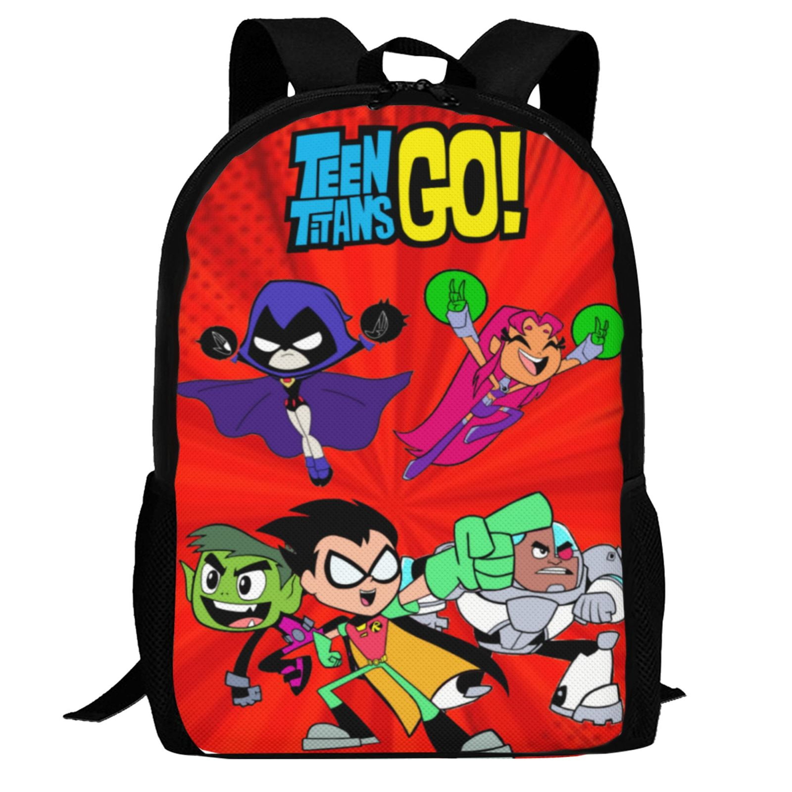 Teen Titans Go! Backpack,3d Print Laptop Backpack Lightweight Casual ...