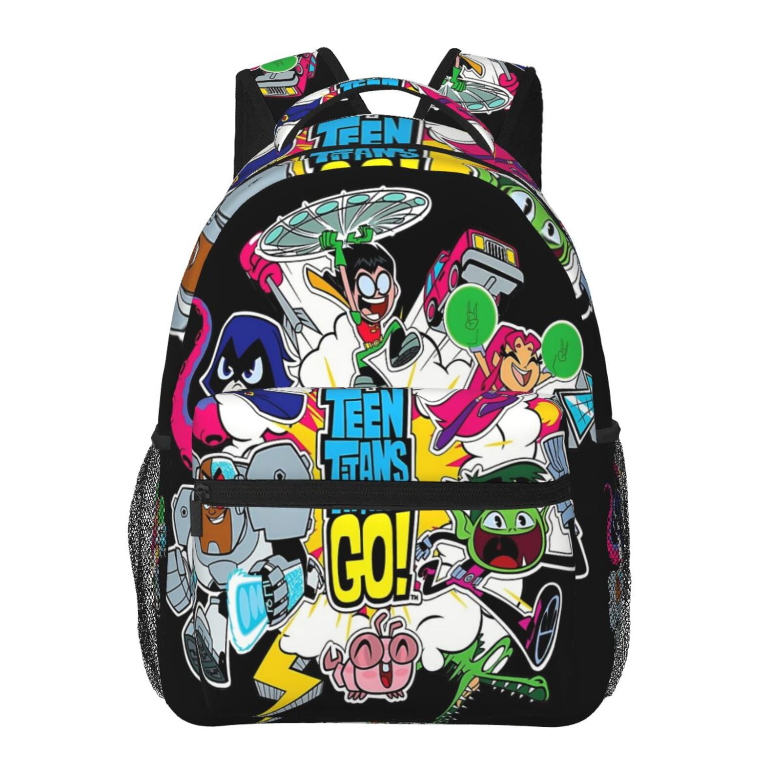 Teen Titans Go! Backpack College Bag Lightweight Bookbag Casual Daypack ...