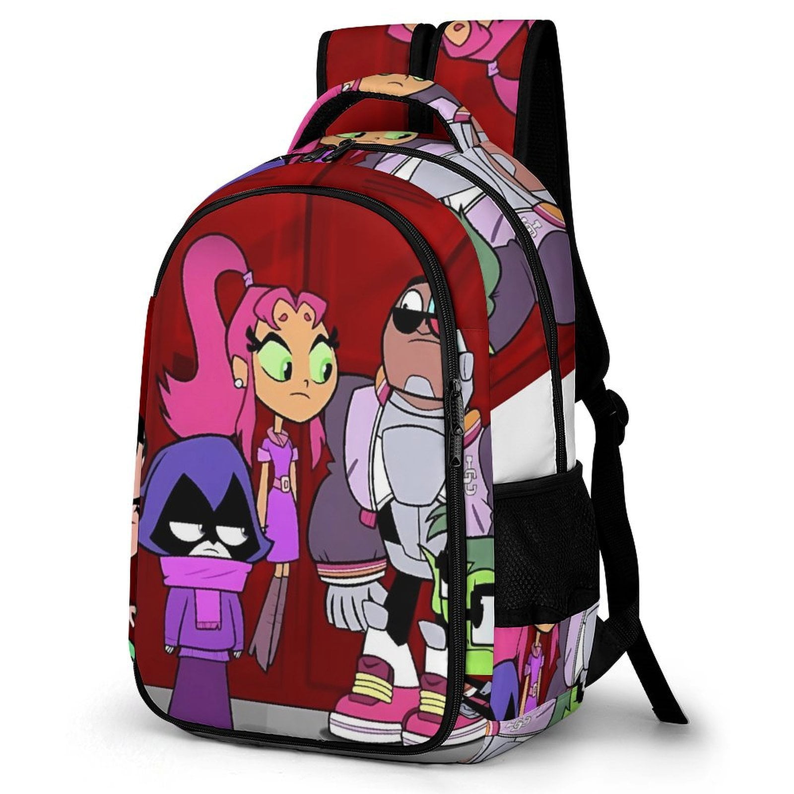 Teen-Titans-Go! Backpack, Lightweight Dual Zippers School Backpacks ...