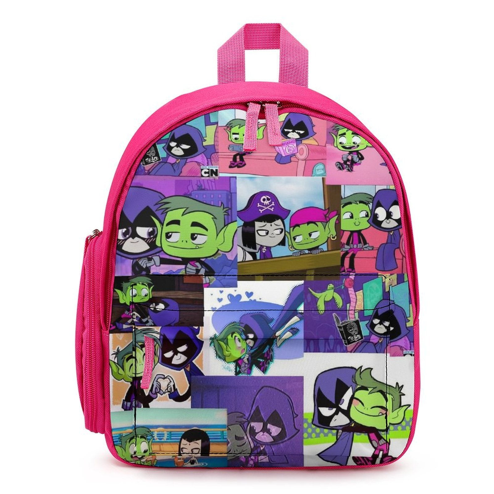 Teen-Titans-Go Backpack Lightweight Small Schoolbag 3D Cartoon Mini ...
