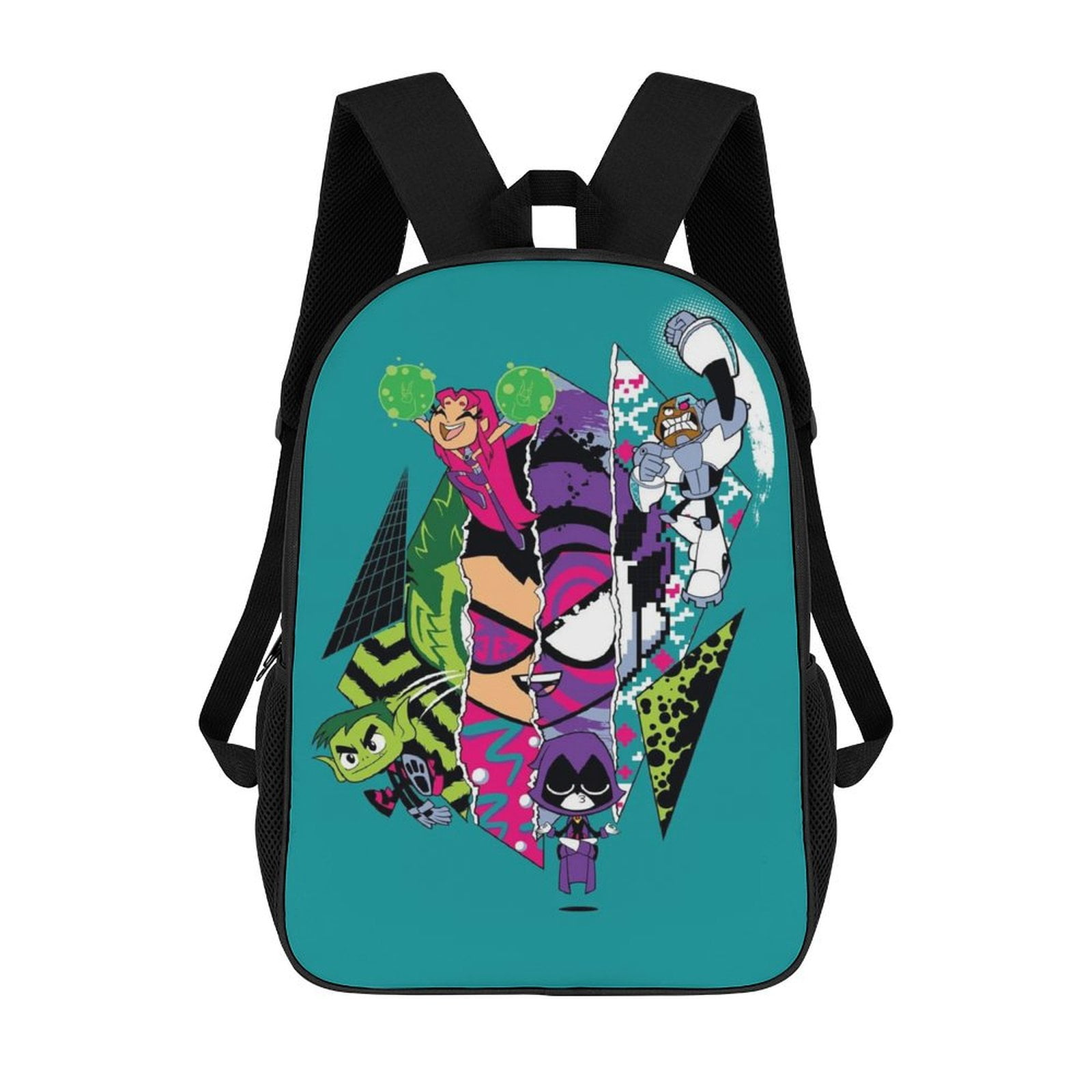 Teen Titans Go Backpacks Anime Backpack 3d Printing Cartoon Backpack ...