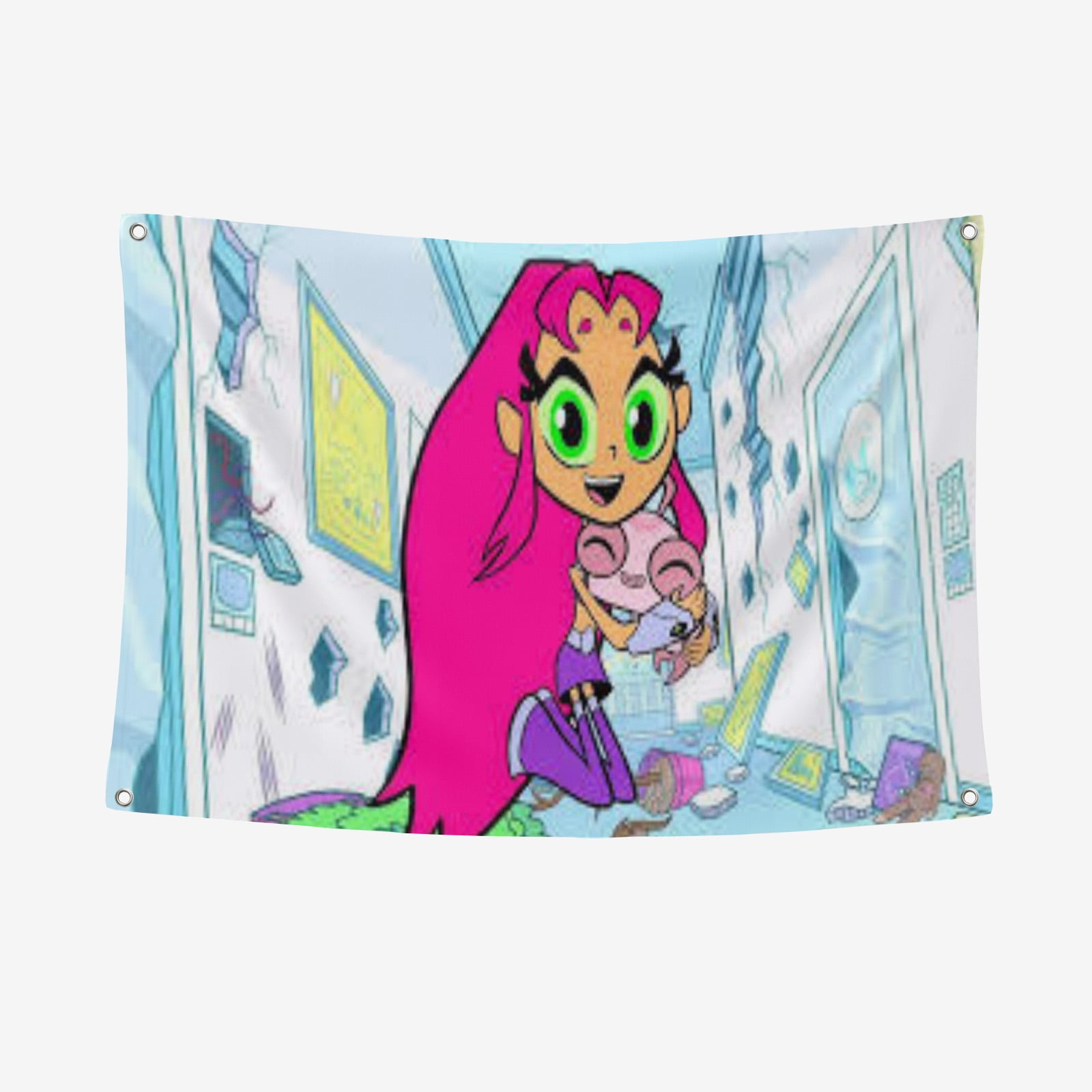 Teen Titans Go Banner Background Backdrop 3.28*4.92FT/100*150CM Party ...