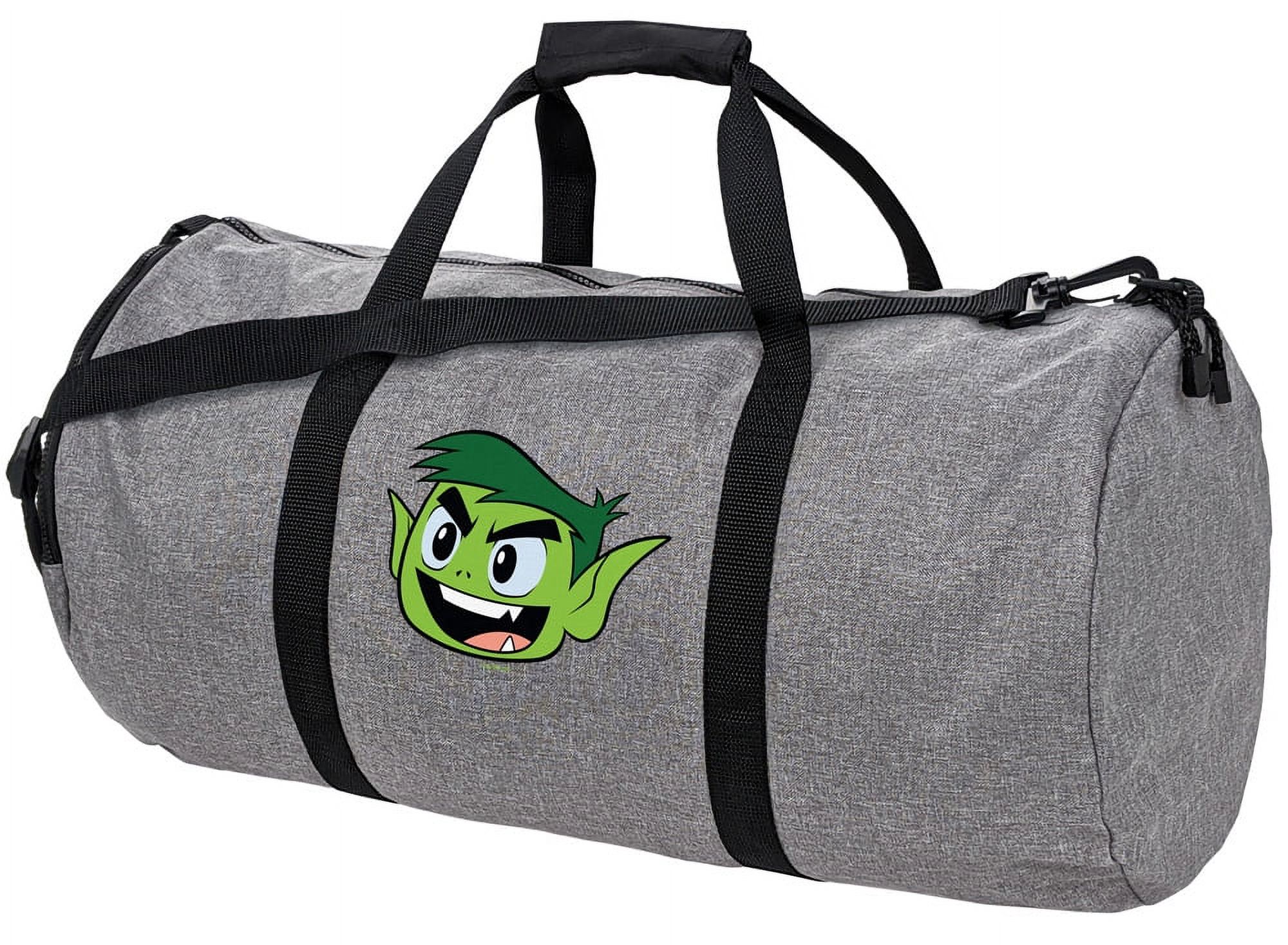 Teen Titans Go! Beast Boy Lightweight Duffel Bag for Sports and Gym ...