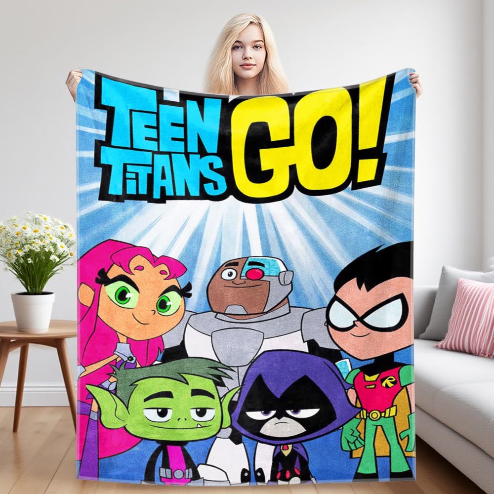 Teen Titans Go Blankets Throw Birthday Gift Christmas 50 X 60 in ...