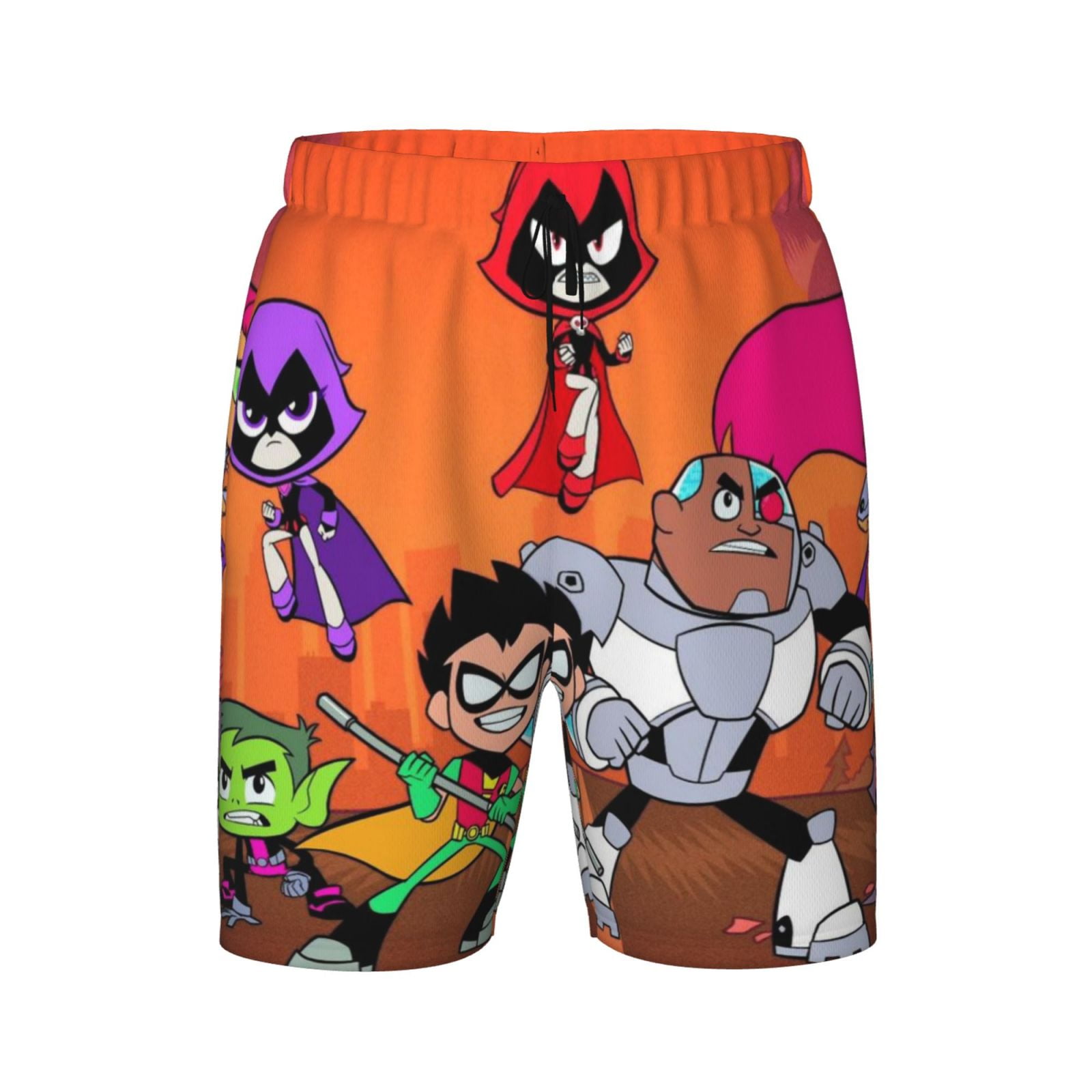Teen Titans Go Boys Swim Trunks Quick Dry Board Shorts Bathing Suits ...