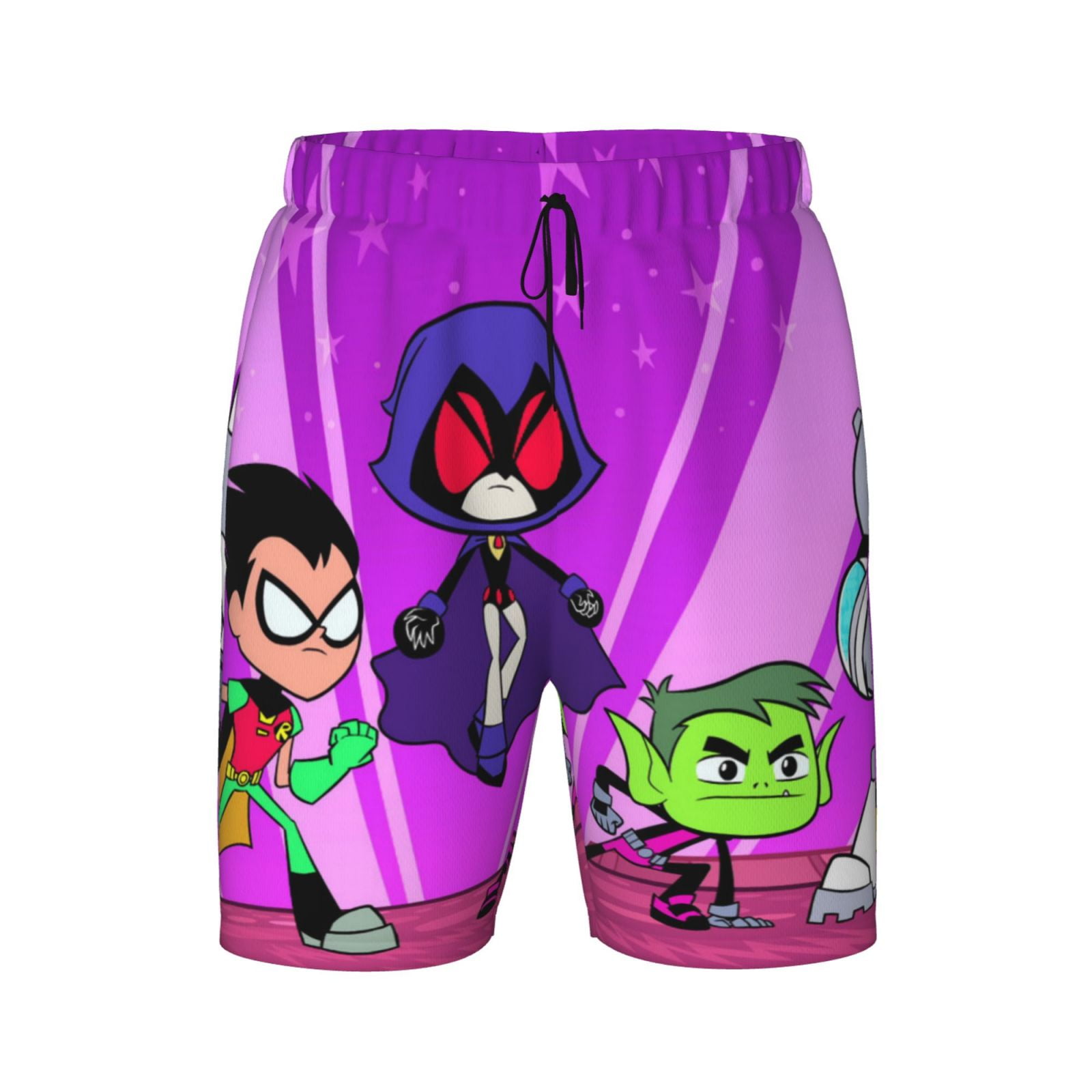Teen Titans Go Boys Swim Trunks Quick Dry Board Shorts Bathing Suits ...