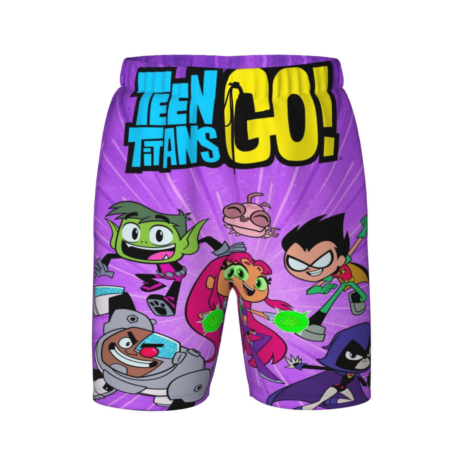 Teen Titans Go Boys Swim Trunks Quick Dry Board Shorts Bathing Suits ...