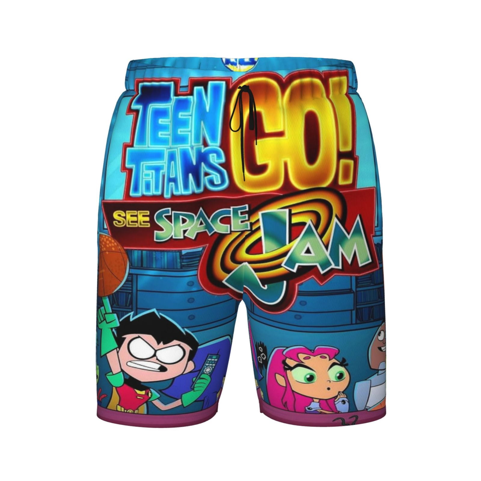 Teen Titans Go Boys Swim Trunks Quick Dry Board Shorts Bathing Suits ...