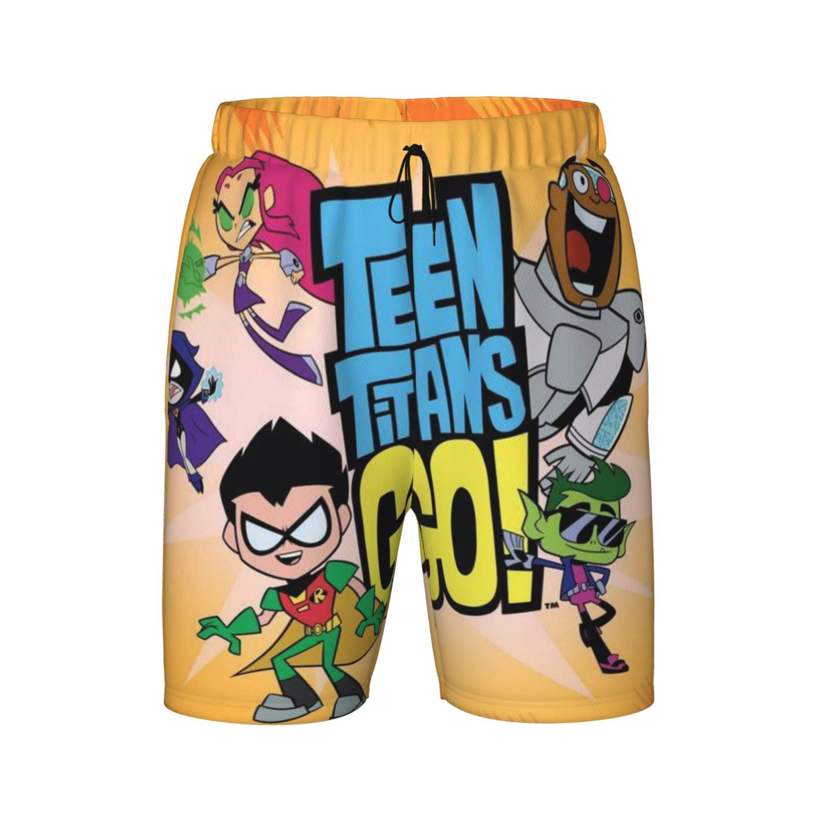 Teen Titans Go Boys Swim Trunks Quick Dry Board Shorts Bathing Suits ...