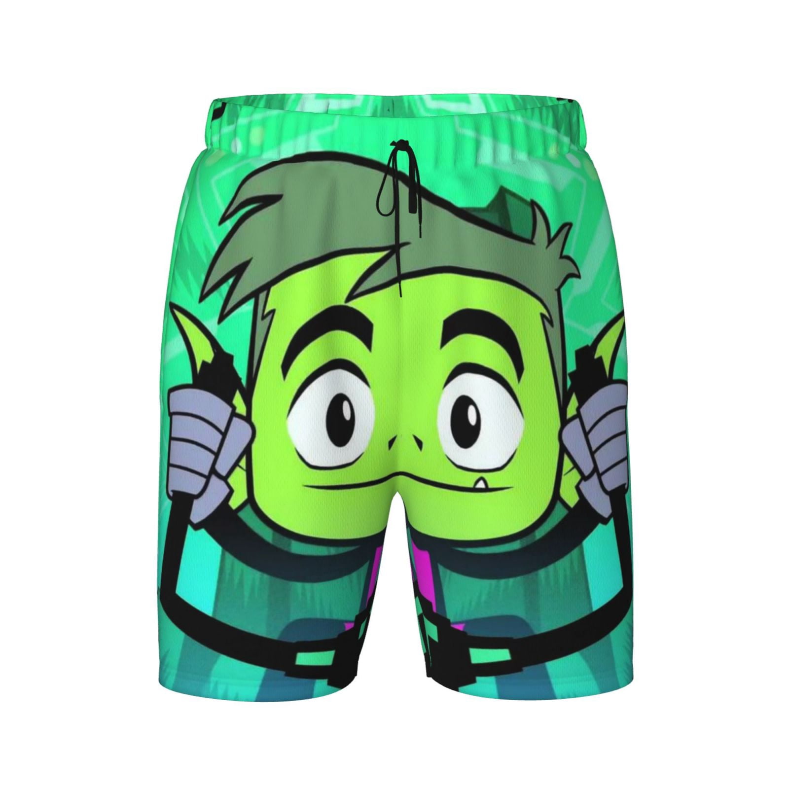Teen Titans Go Boys Swim Trunks Quick Dry Board Shorts Bathing Suits ...