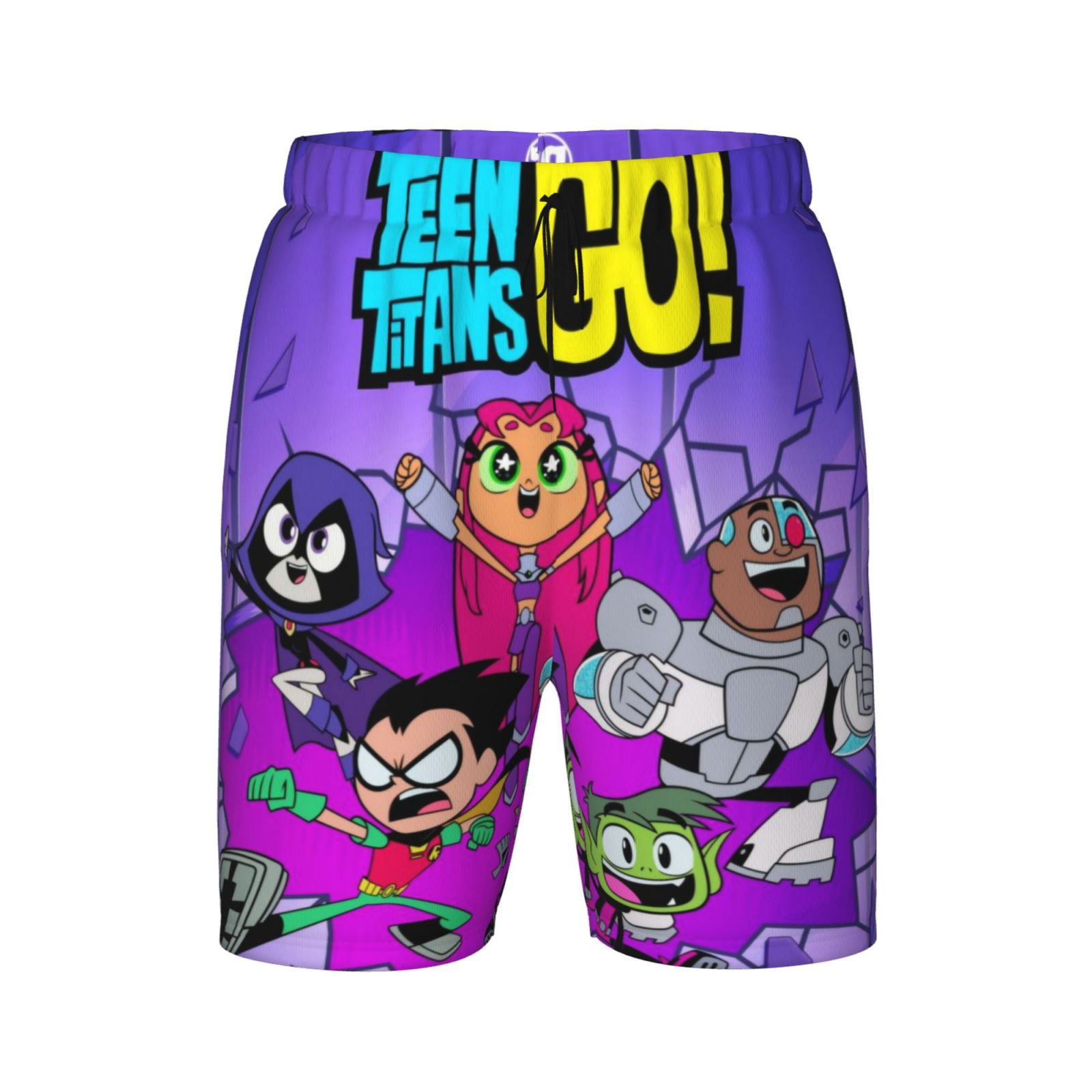 Teen Titans Go Boys Swim Trunks Quick Dry Board Shorts Bathing Suits ...