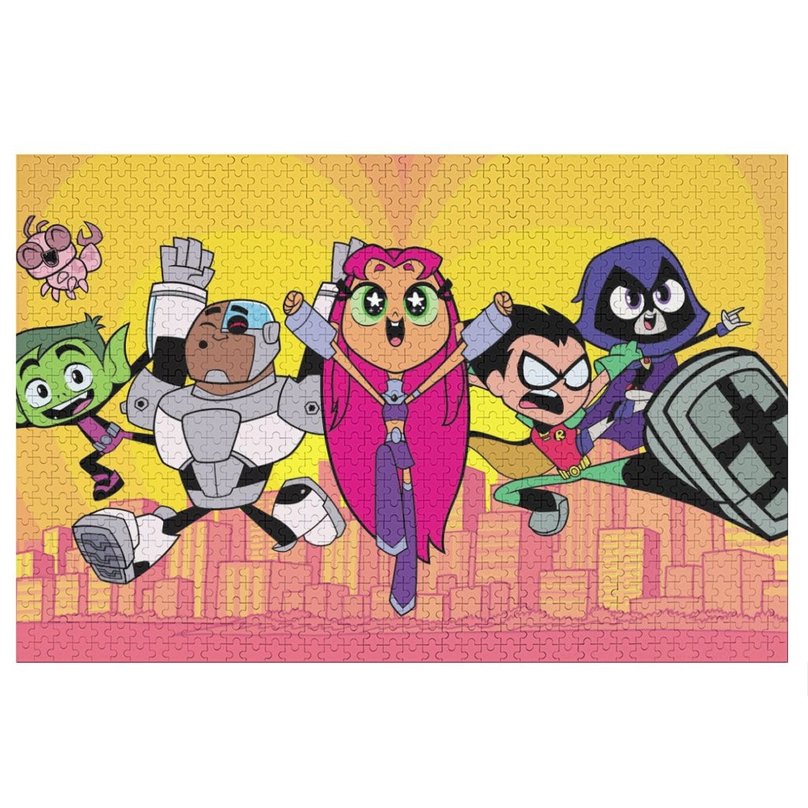 Teen Titans Go! Characters Jigsaw Puzzles Interlocking Puzzles Home Decor Birthday Gift Wooden ...