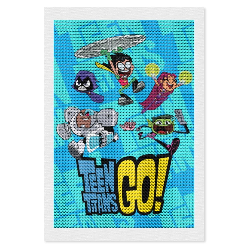 Teen Titans Go Diamond Art Kits for Adults Diamond Art Gem Art Painting ...