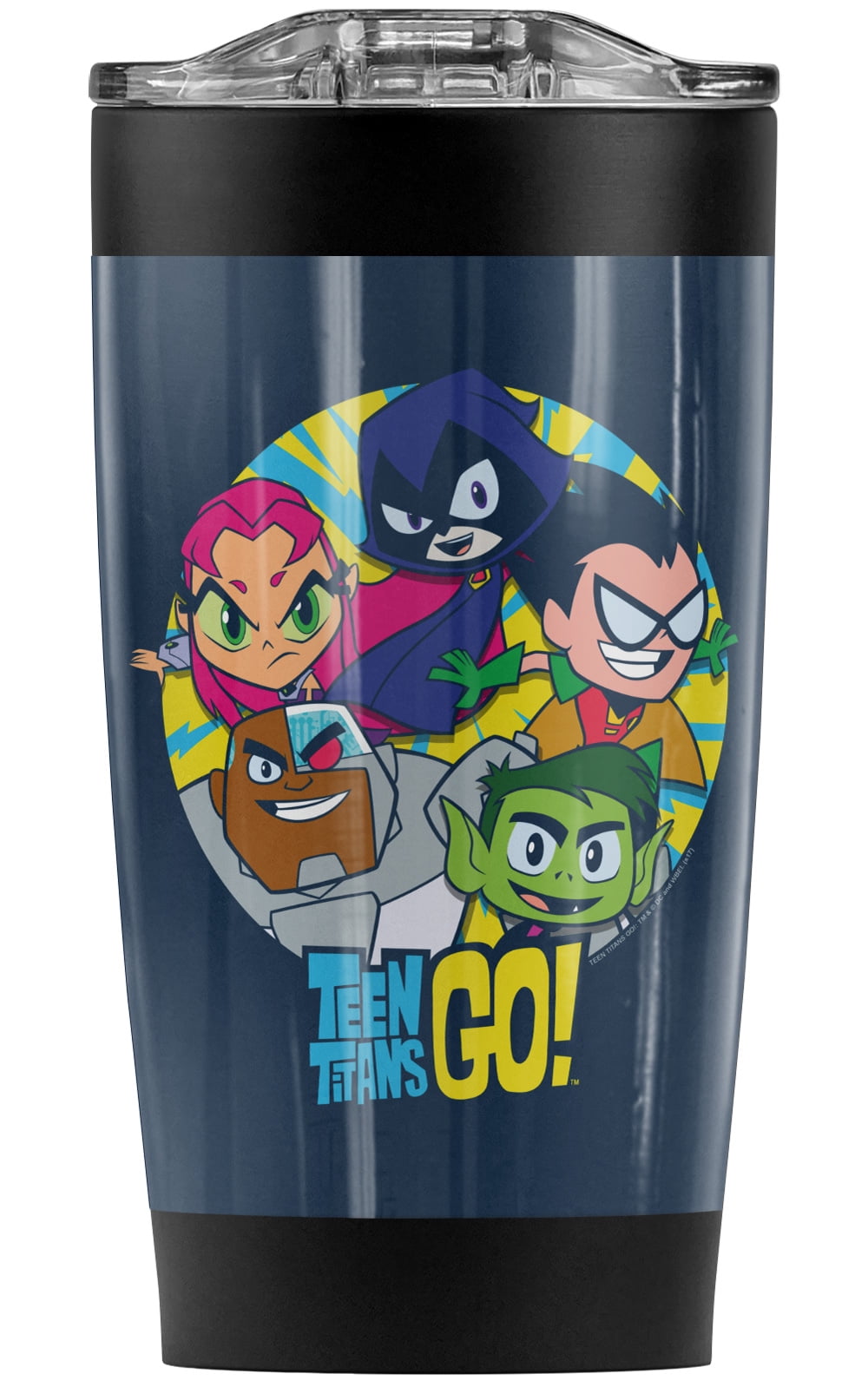Teen Titans Go! Go Go Group Stainless Steel Tumbler 20 oz Coffee Travel ...