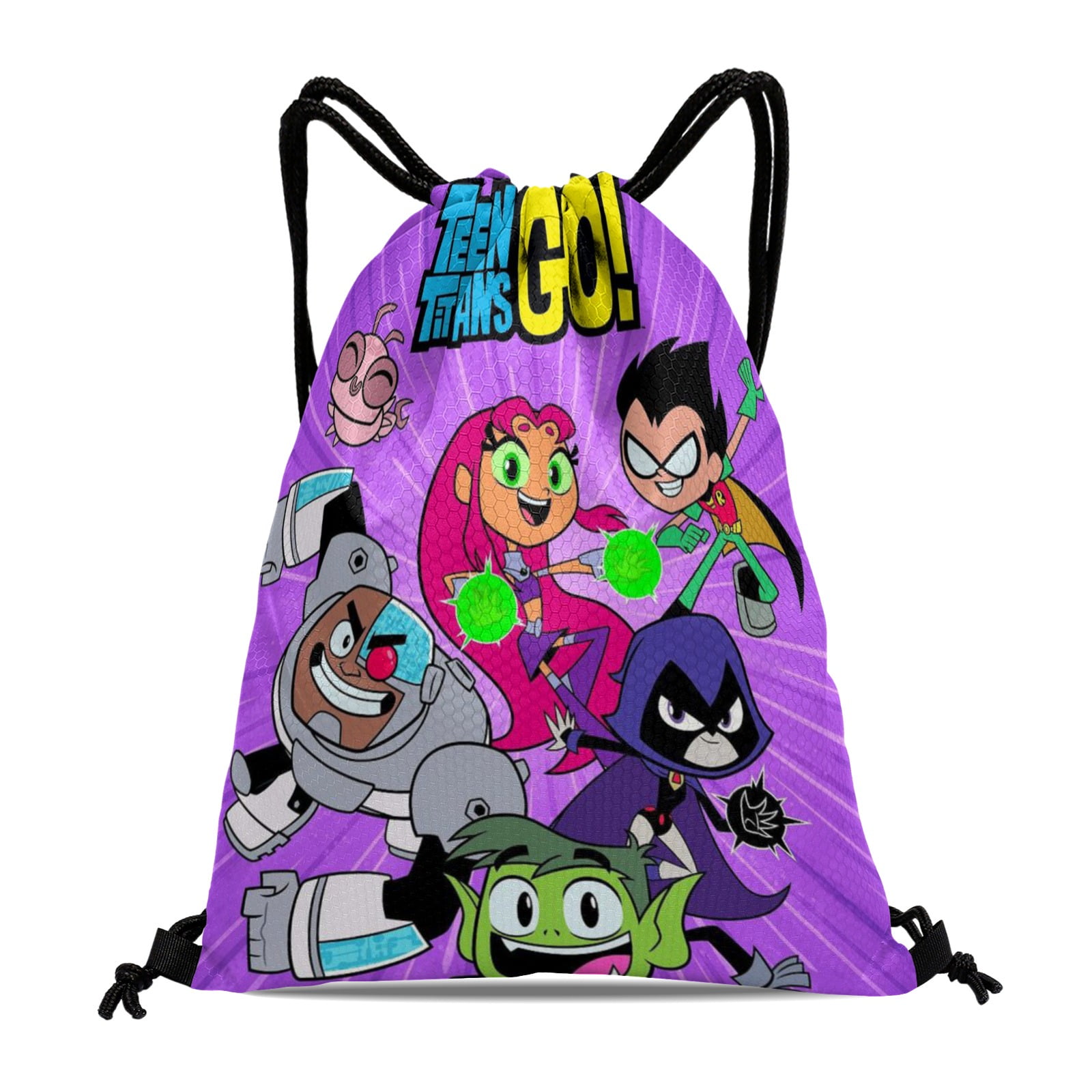 Teen Titans Go Gym Drawstring Backpack:Waterproof design, ideal for ...