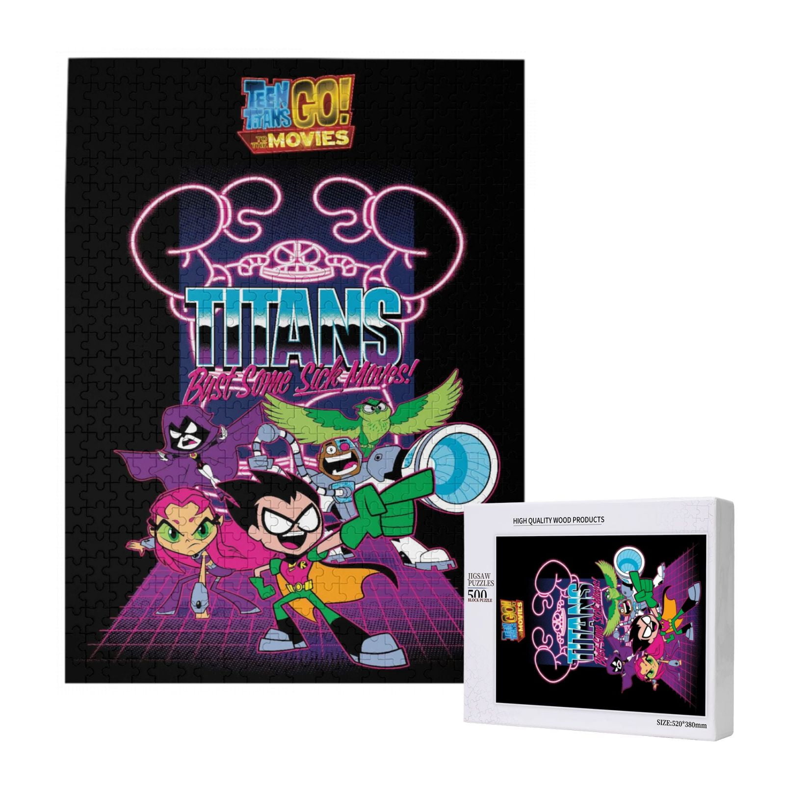 Teen Titans Go Jigsaw Puzzle 300 500 1000 Piece Colorful Puzzles Gifts ...